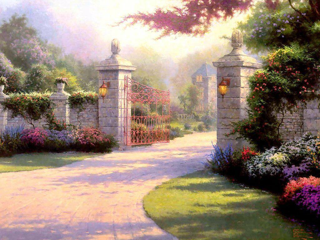 Thomas Kinkade Summer Wallpapers - Top Free Thomas Kinkade Summer ...