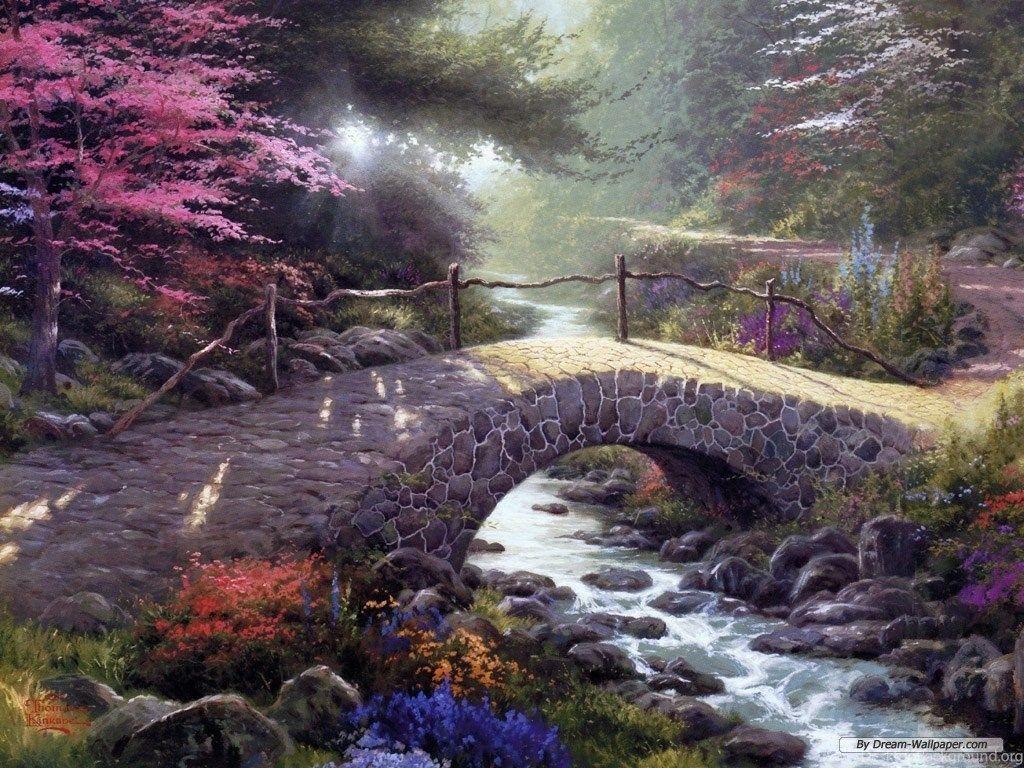 Thomas Kinkade Spring Wallpapers - Top Free Thomas Kinkade Spring ...