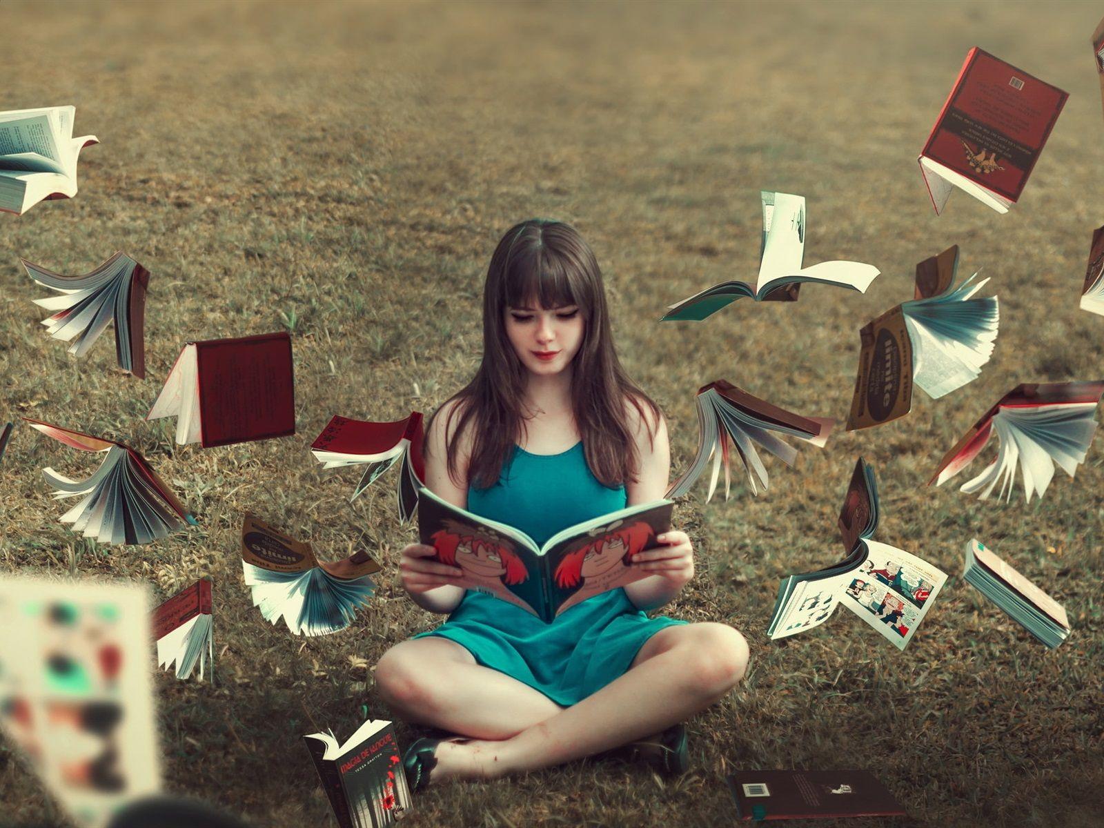 Girl Reading Wallpapers - Top Free Girl Reading Backgrounds ...