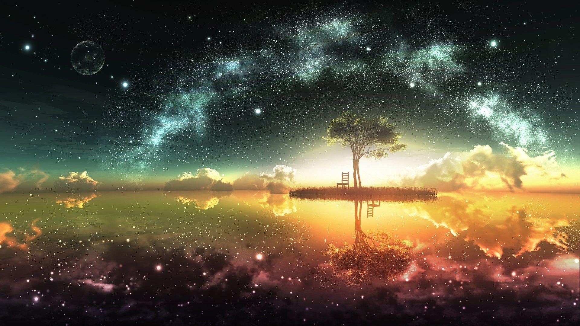Trees and Stars Wallpapers - Top Free Trees and Stars Backgrounds ...