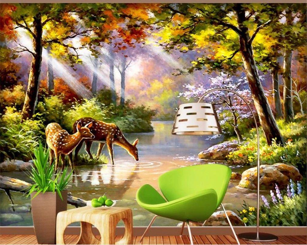 Deer Landscape Wallpapers - Top Free Deer Landscape Backgrounds ...