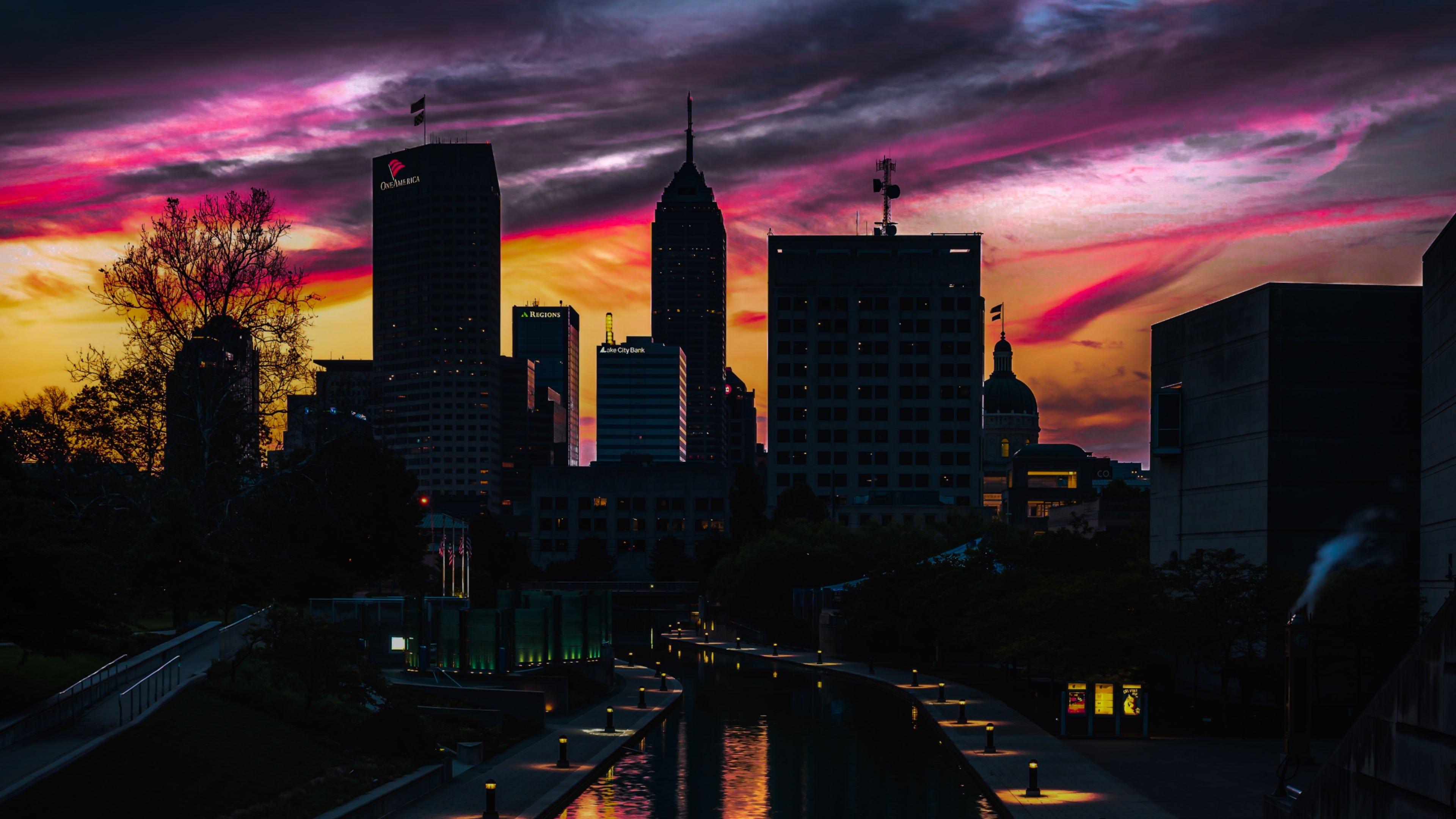 Indianapolis Skyline Wallpapers - Top Free Indianapolis Skyline ...