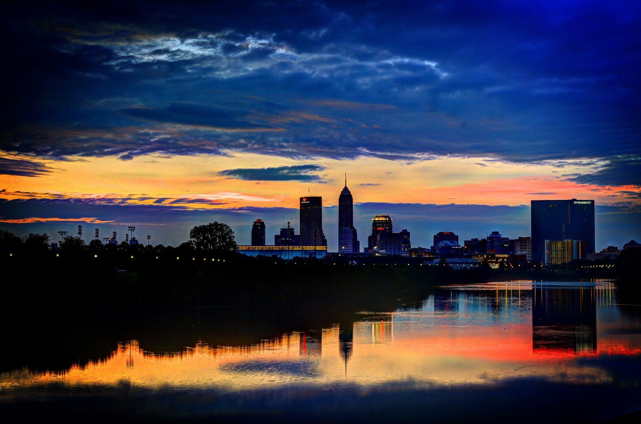 Indianapolis Skyline Wallpapers - Top Free Indianapolis Skyline ...