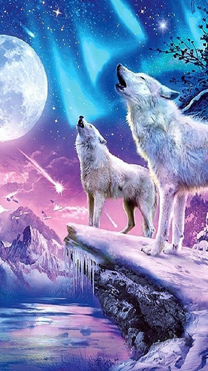 Purple Wolves Wallpapers - Top Free Purple Wolves Backgrounds ...