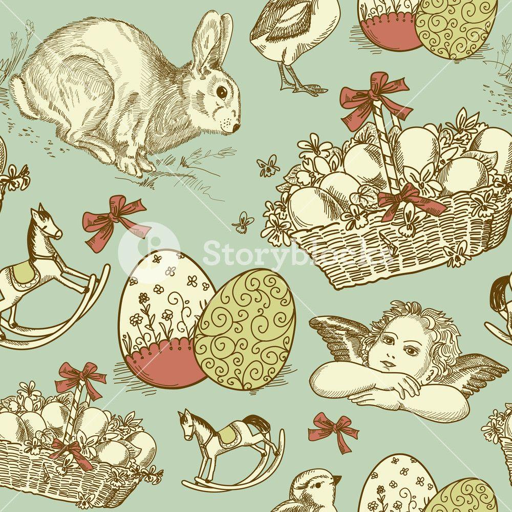 Vintage Easter Bunny Wallpapers - Top Free Vintage Easter Bunny ...