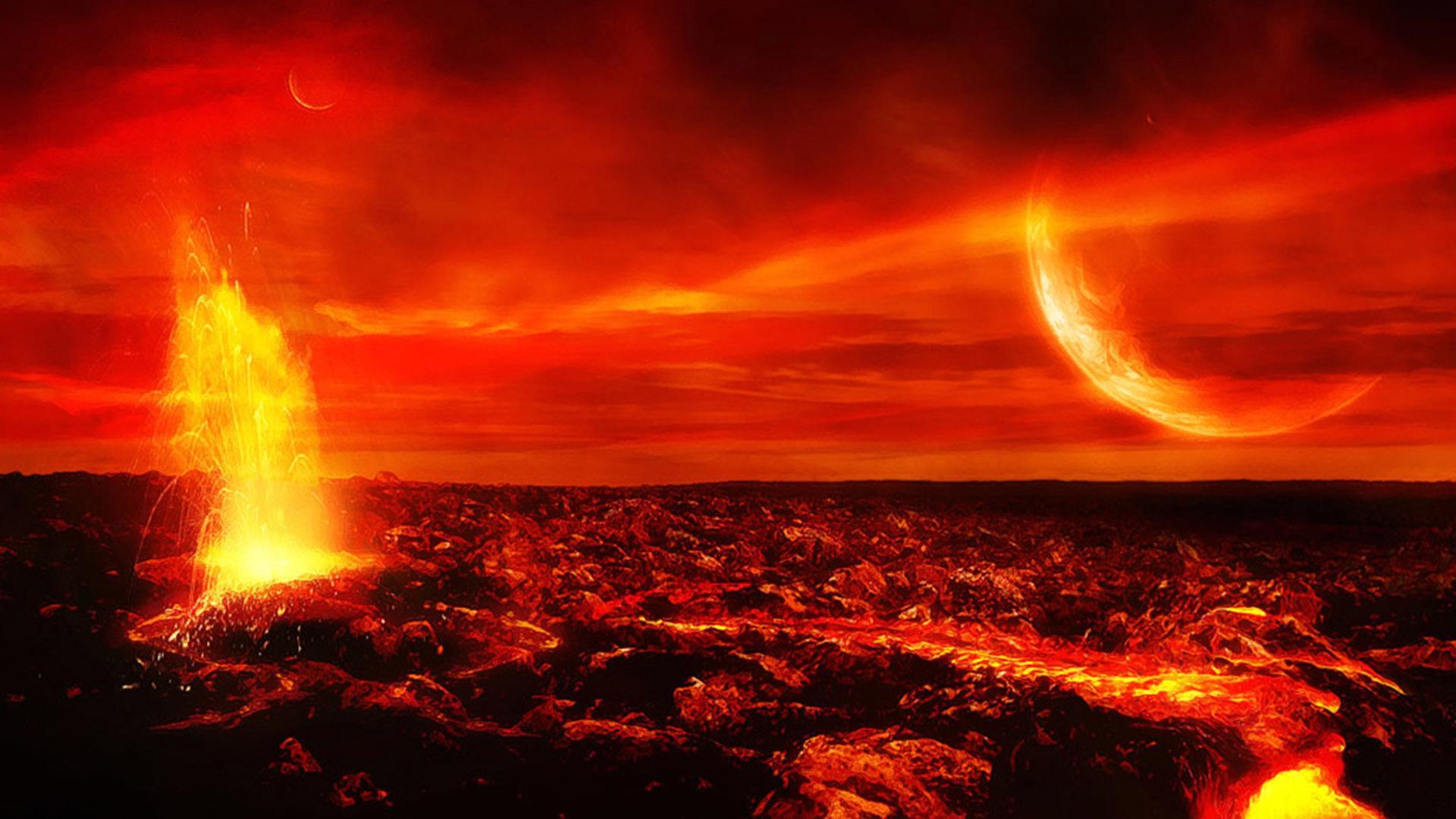 Lava Landscape Wallpapers - Top Free Lava Landscape Backgrounds ...