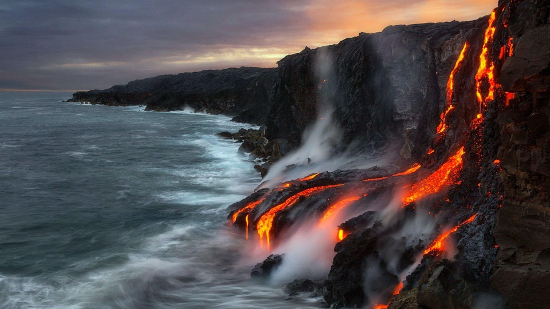 Lava Landscape Wallpapers - Top Free Lava Landscape Backgrounds ...