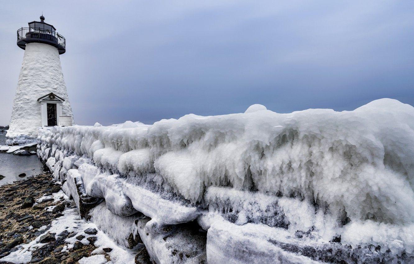 Winter Lighthouse Wallpapers - Top Free Winter Lighthouse Backgrounds ...
