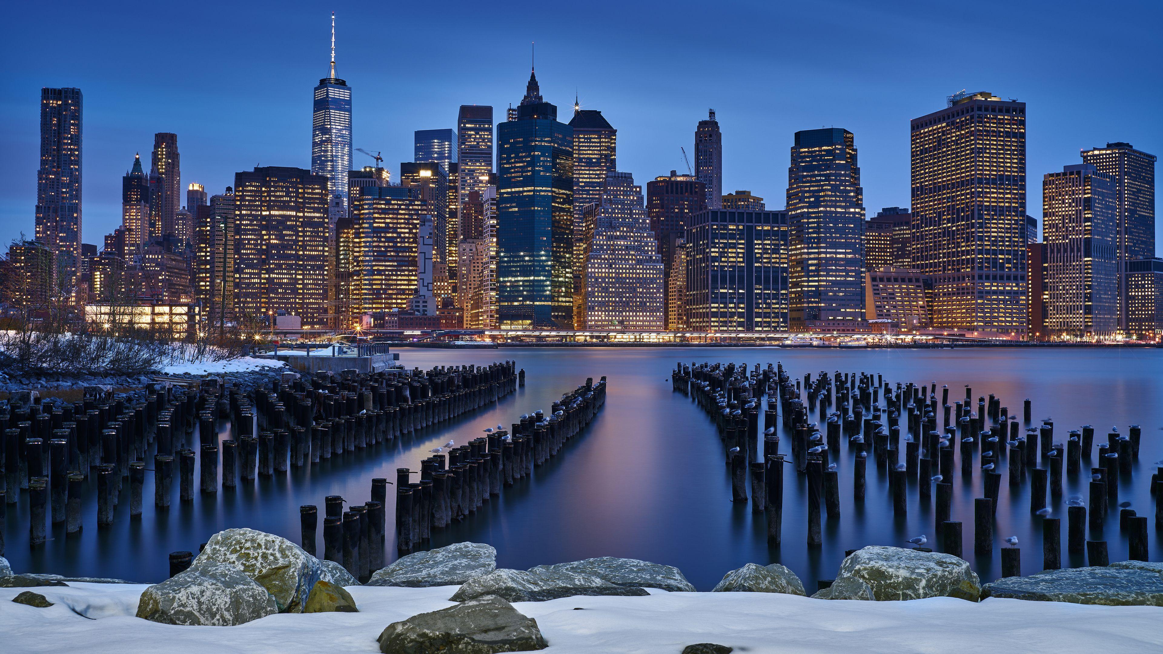 Manhattan Winter Wallpapers - Top Free Manhattan Winter Backgrounds ...