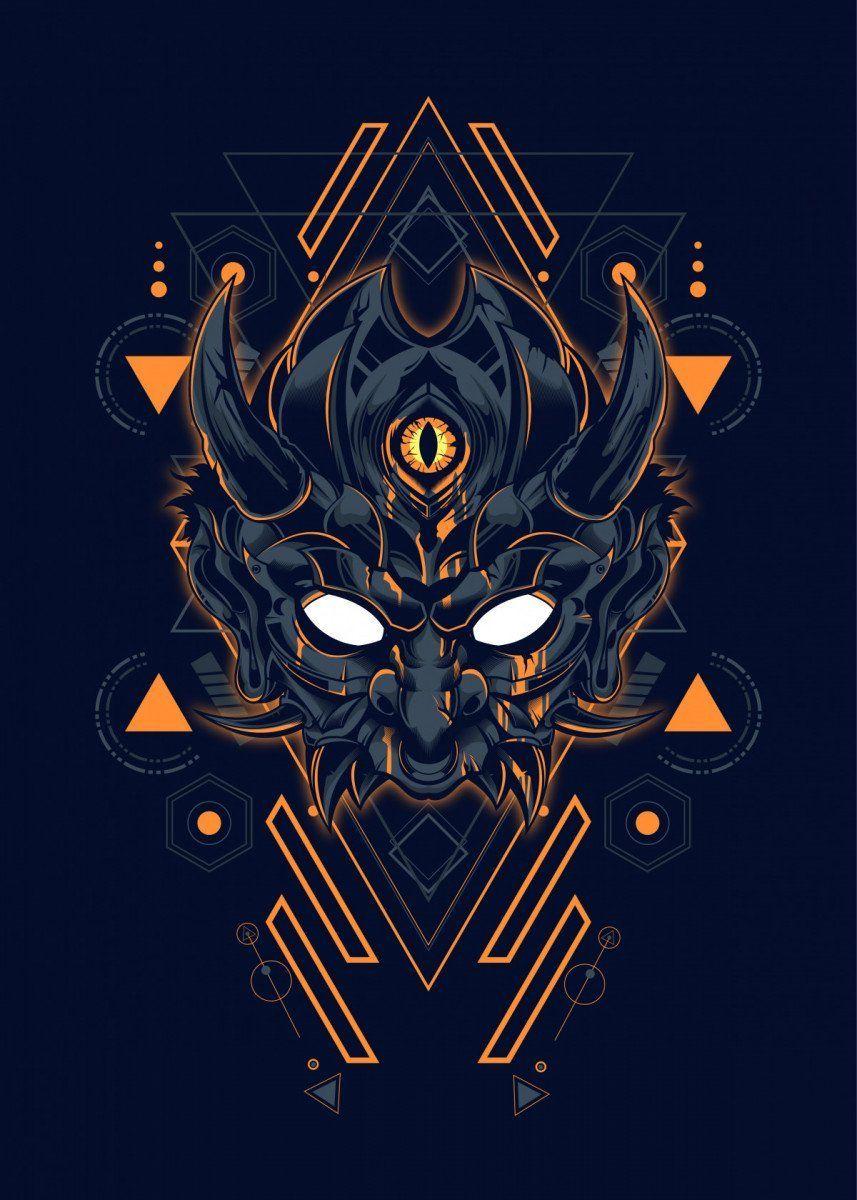 Japanese Oni Mask Wallpapers - Top Free Japanese Oni Mask Backgrounds ...