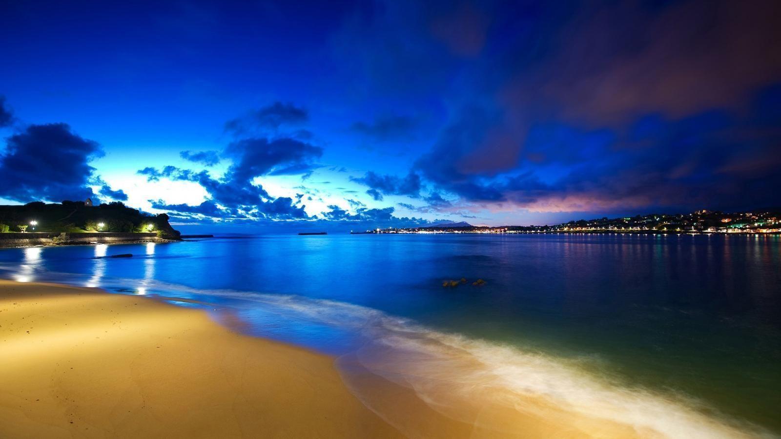 Beautiful Night Beach Wallpapers - Top Free Beautiful Night Beach ...