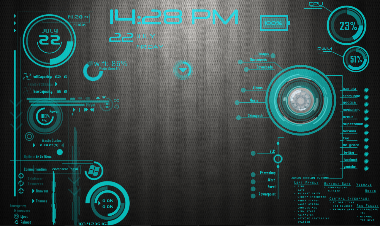 Iron Man HUD Wallpapers - Top Free Iron Man HUD Backgrounds ...