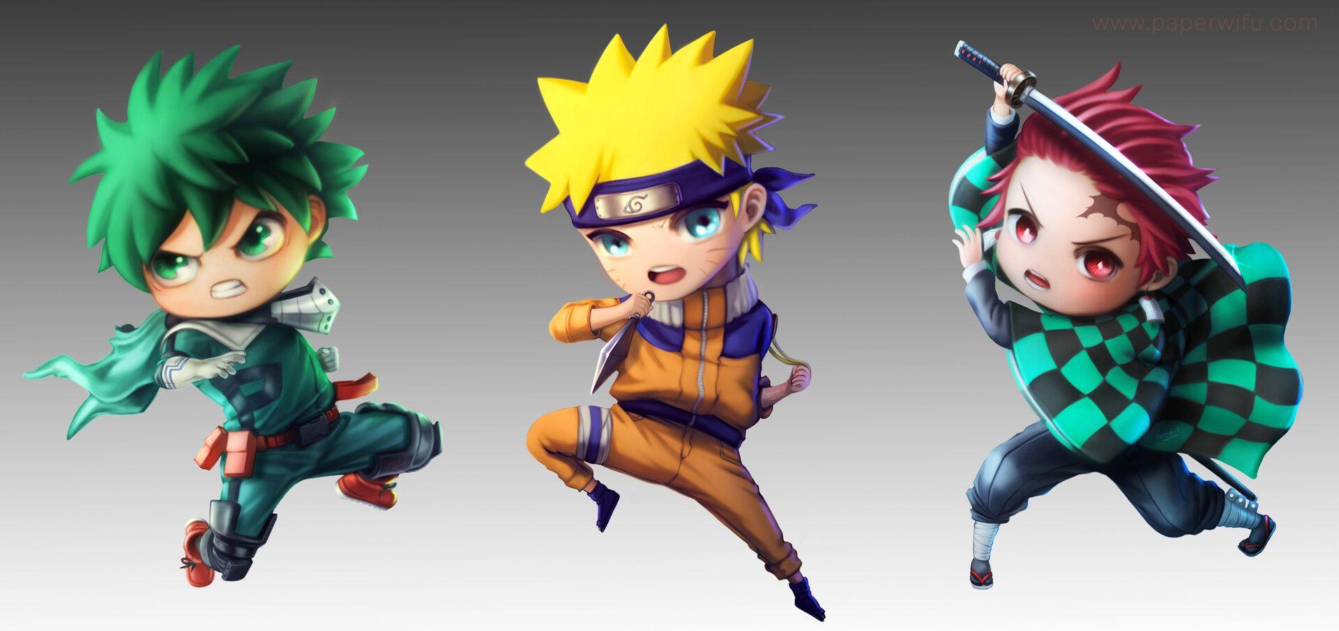 Naruto and Deku Wallpapers - Top Free Naruto and Deku Backgrounds ...