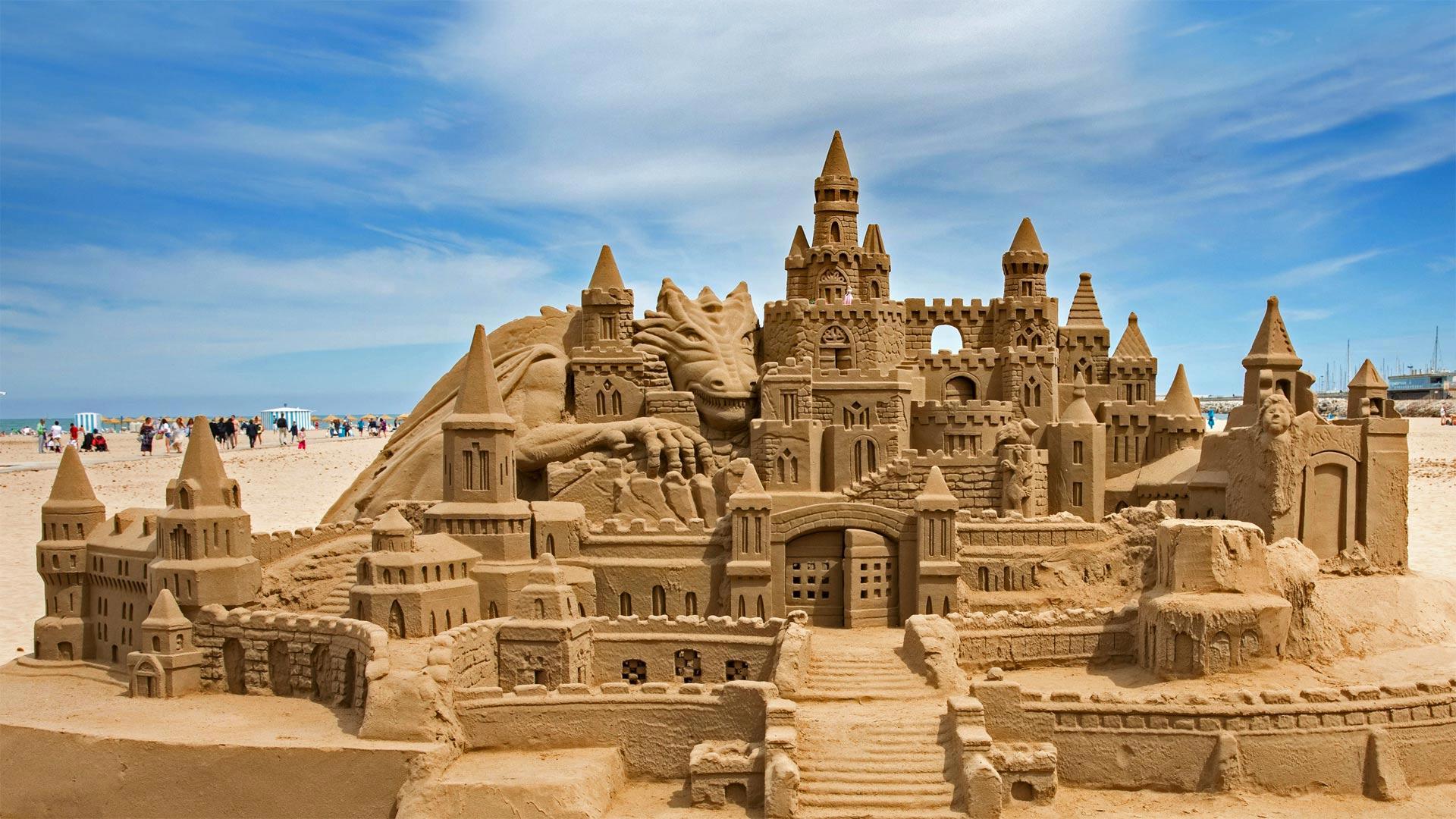 Sand Castle Wallpapers - Top Free Sand Castle Backgrounds - WallpaperAccess