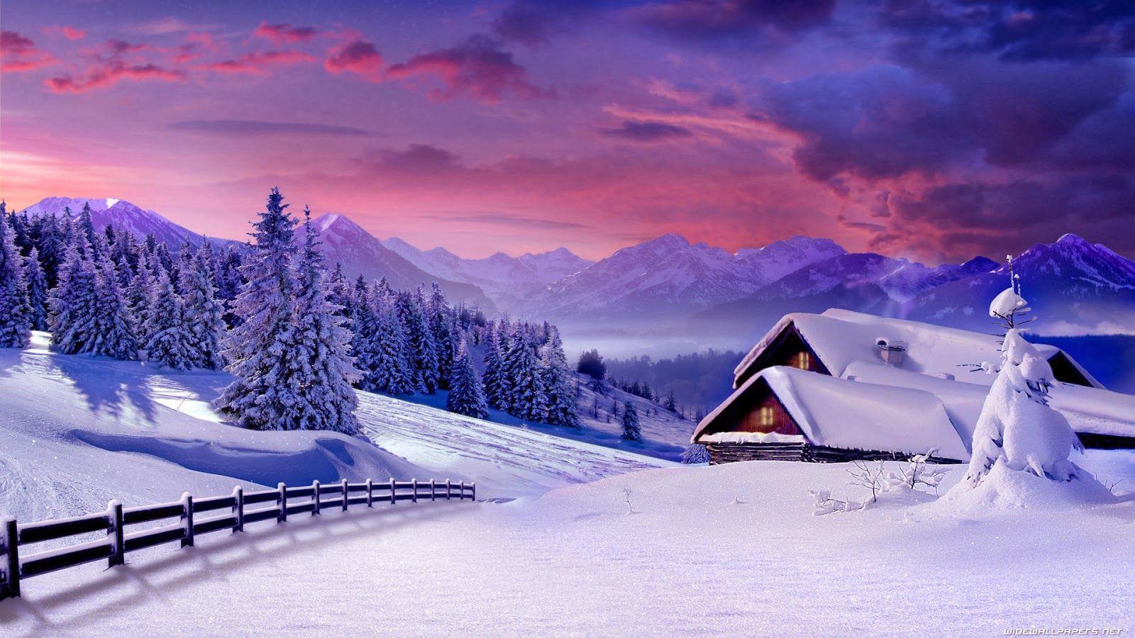 Winter Scenery Desktop Wallpapers - Top Free Winter Scenery Desktop ...