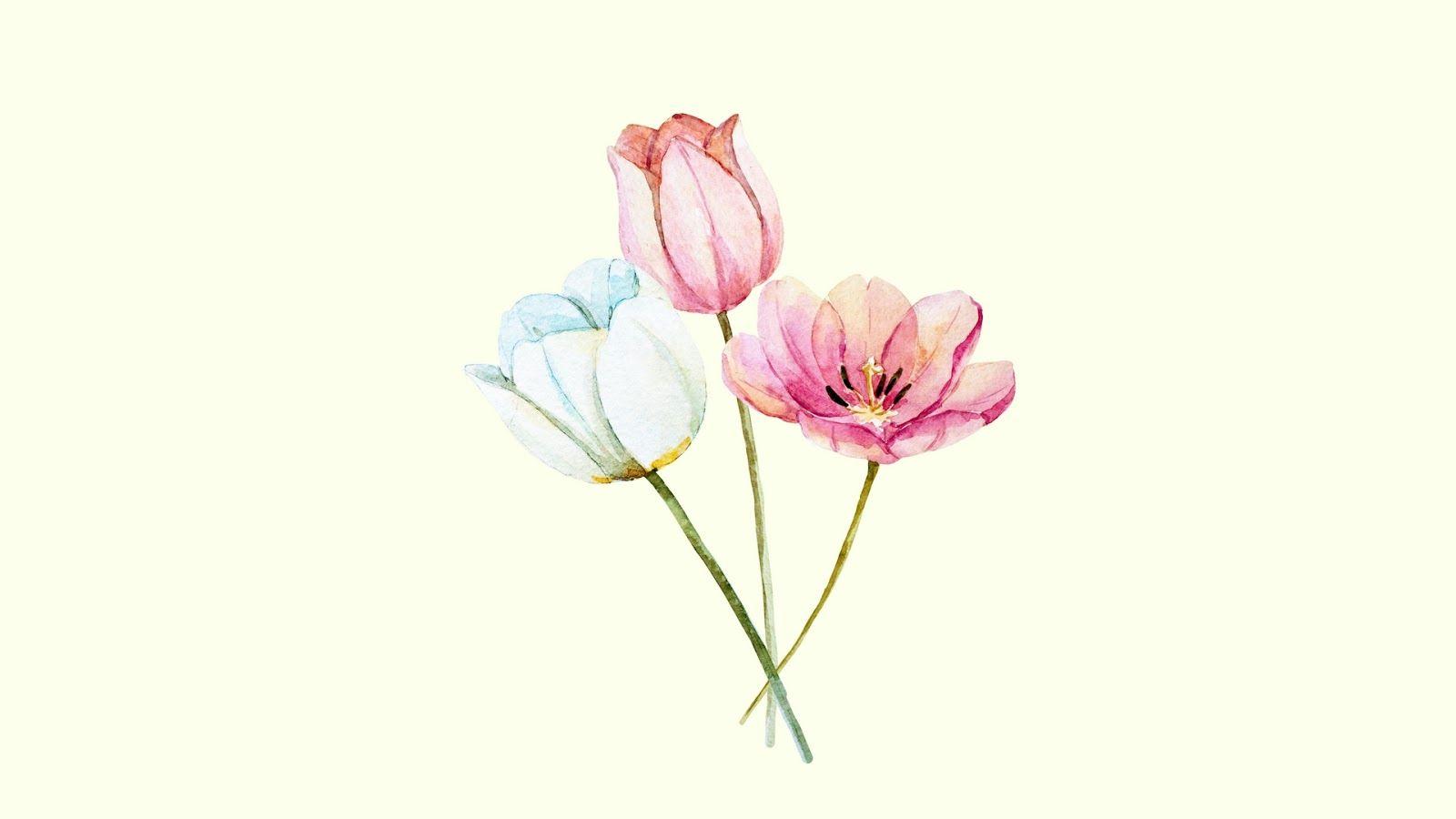 Spring Watercolor Desktop Wallpapers - Top Free Spring Watercolor ...