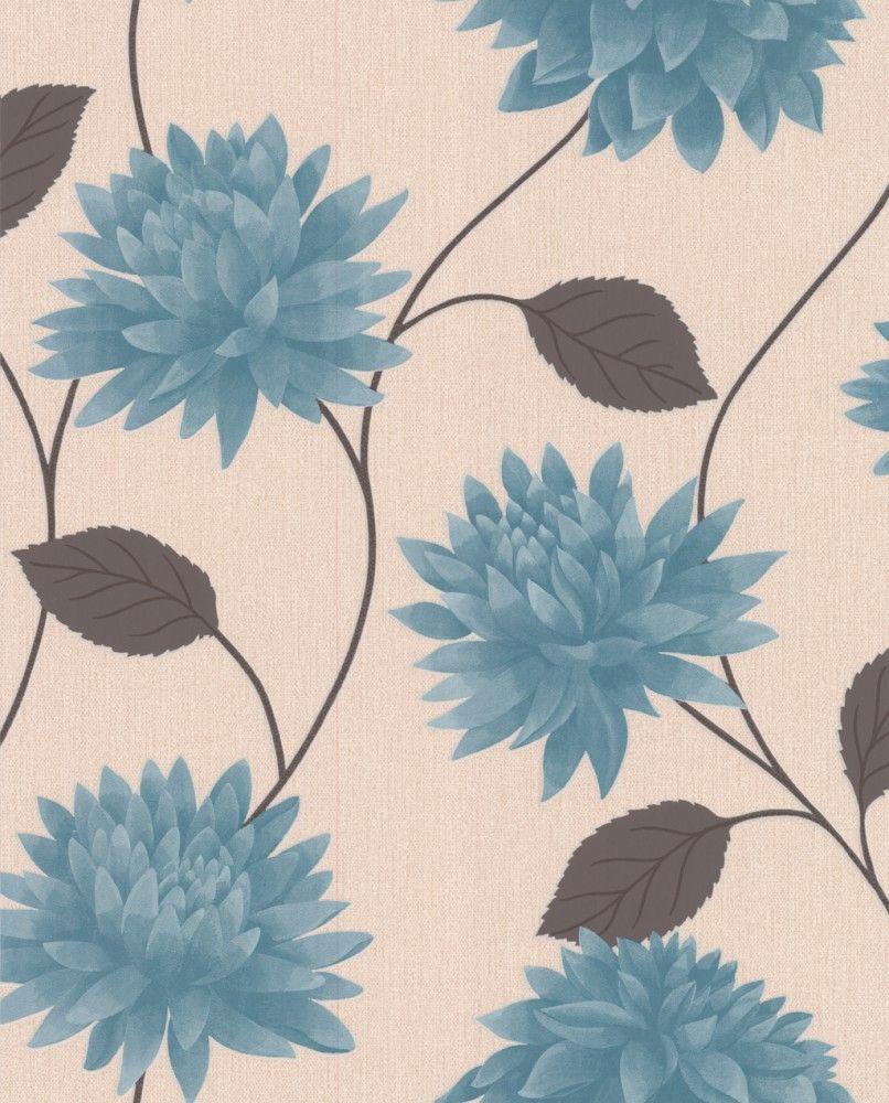 Turquoise Floral Wallpapers - Top Free Turquoise Floral Backgrounds ...