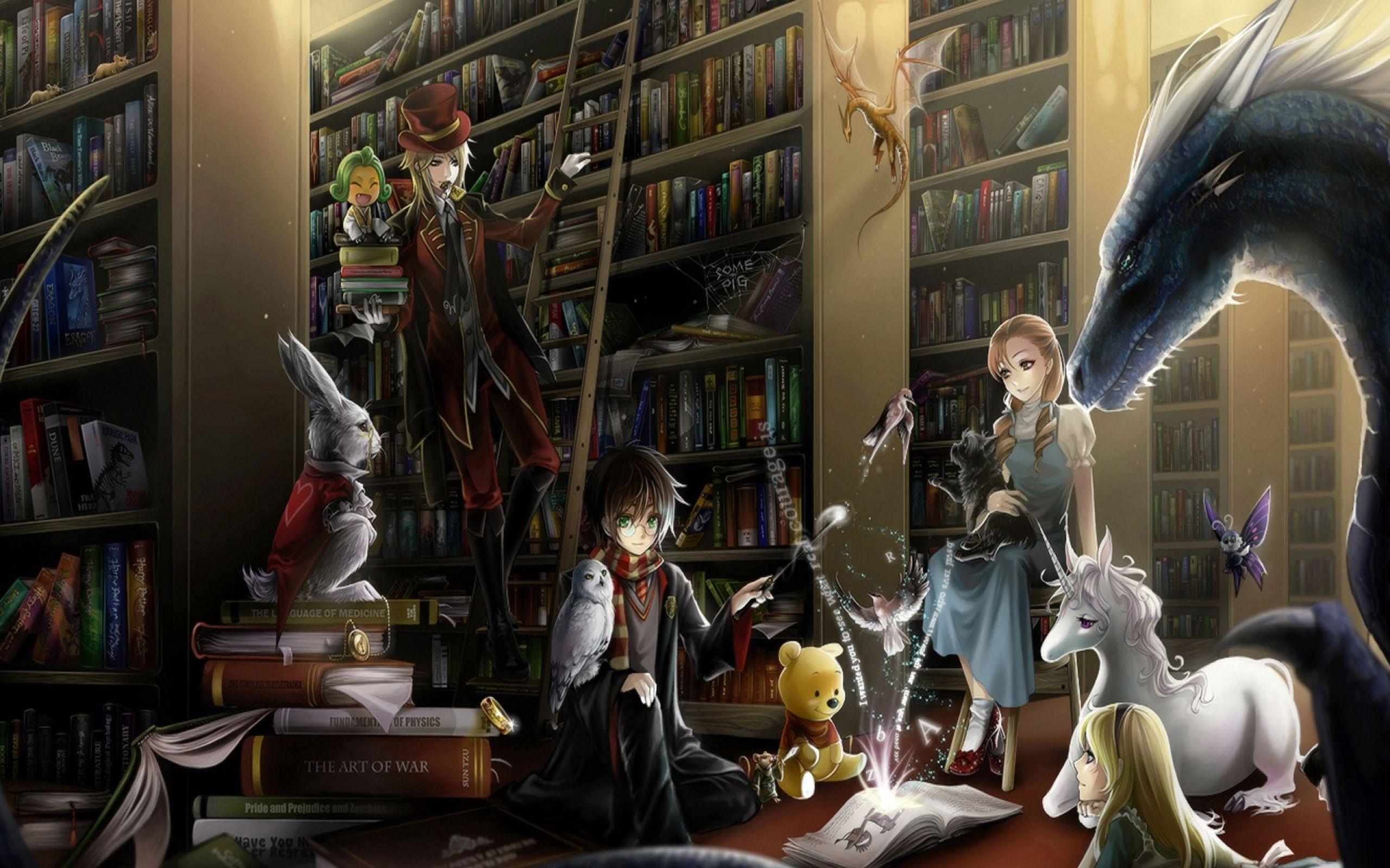 Harry Potter Library Wallpapers - Top Free Harry Potter Library ...
