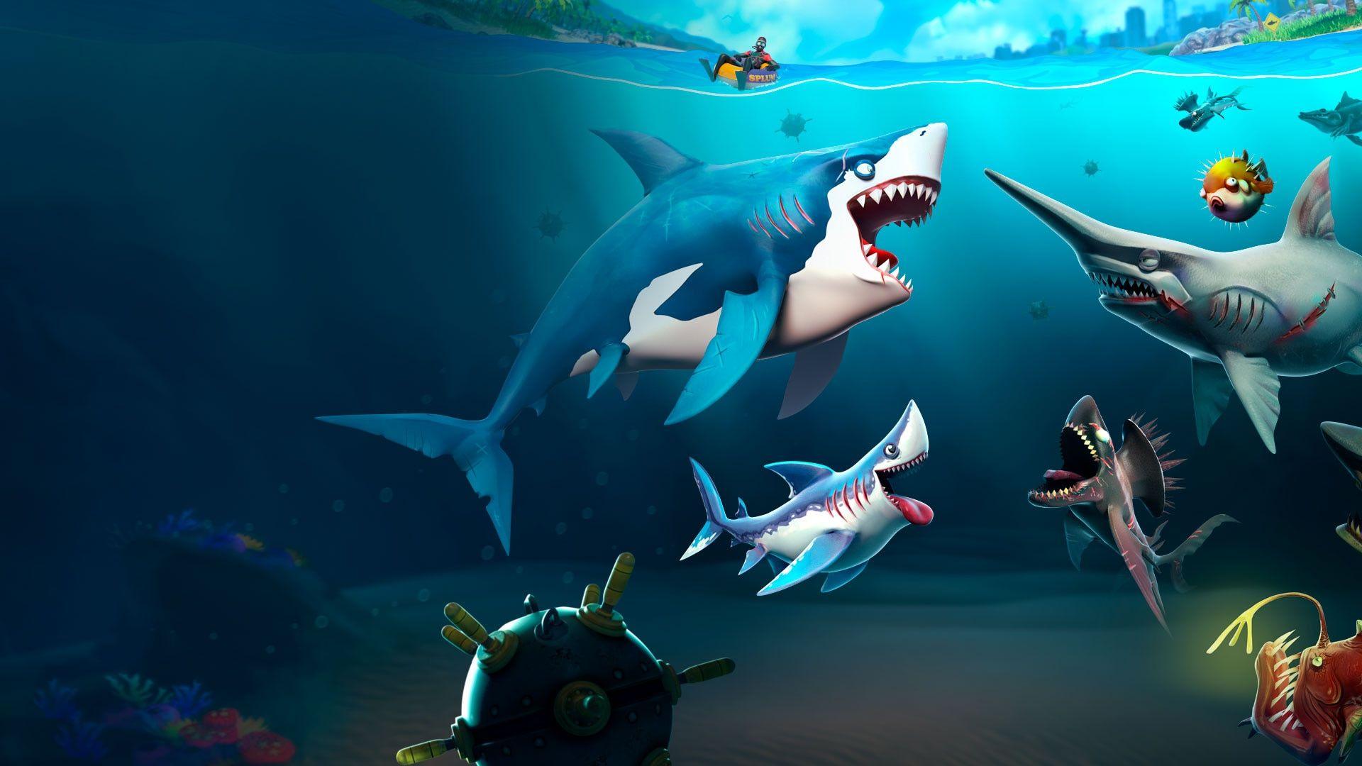 Hungry Shark World Wallpapers - Top Free Hungry Shark World Backgrounds ...