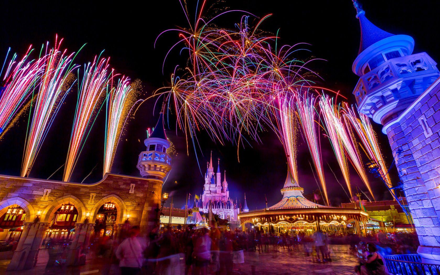 Disneyland Fireworks Wallpapers - Top Free Disneyland Fireworks ...