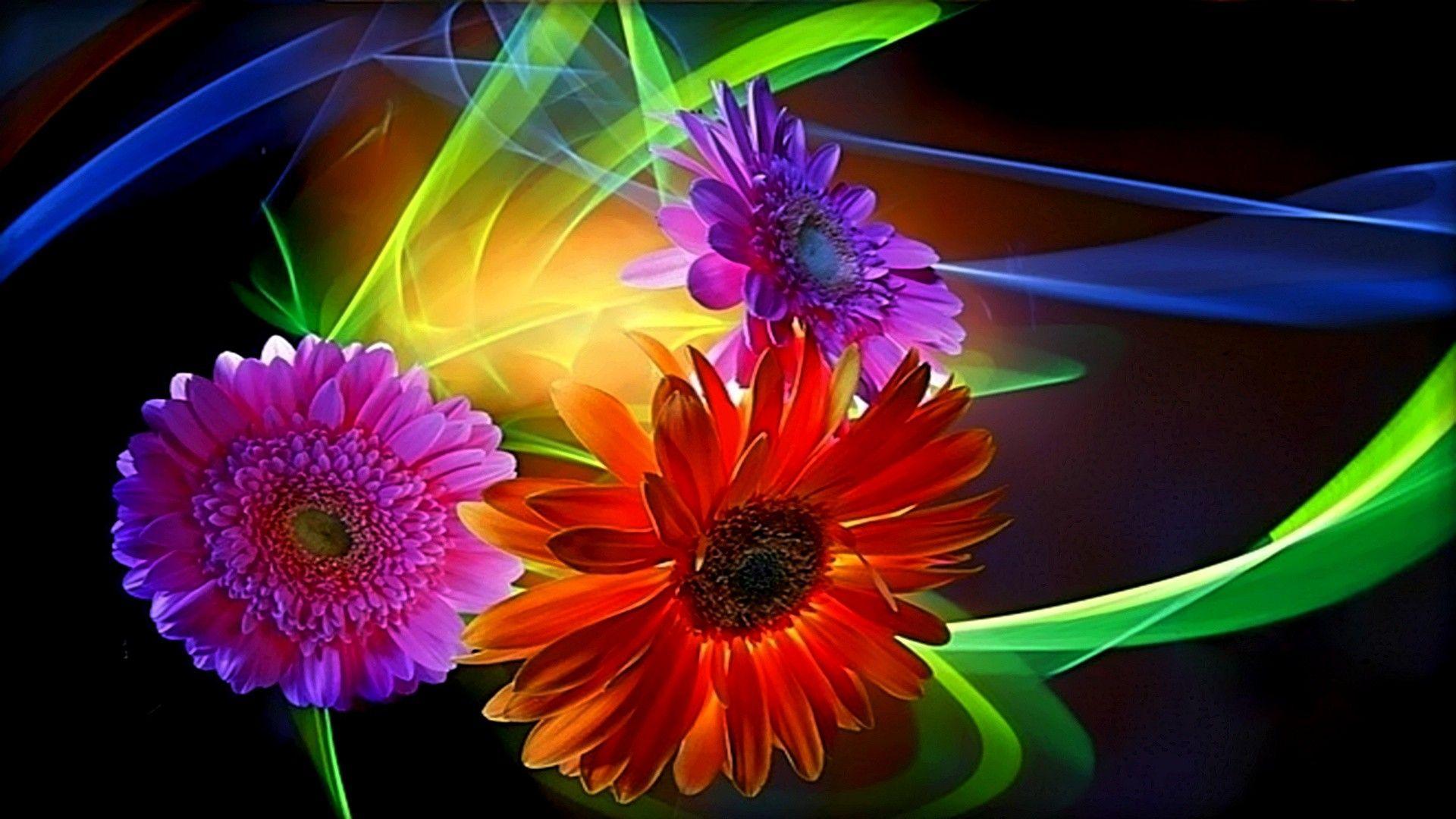 Abstract Flowers Desktop Wallpapers - Top Free Abstract Flowers Desktop ...