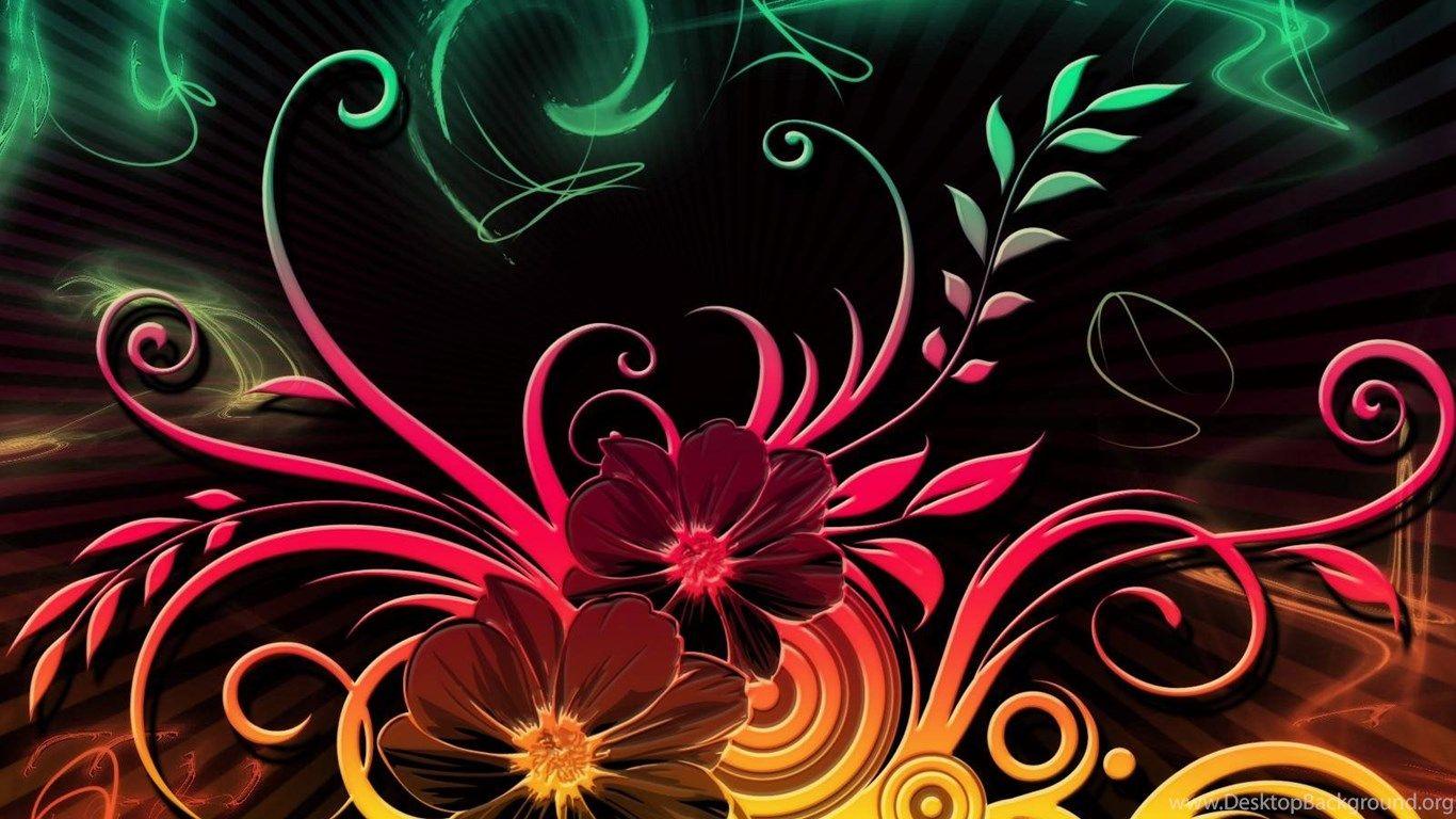 Abstract Flowers Desktop Wallpapers - Top Free Abstract Flowers Desktop ...