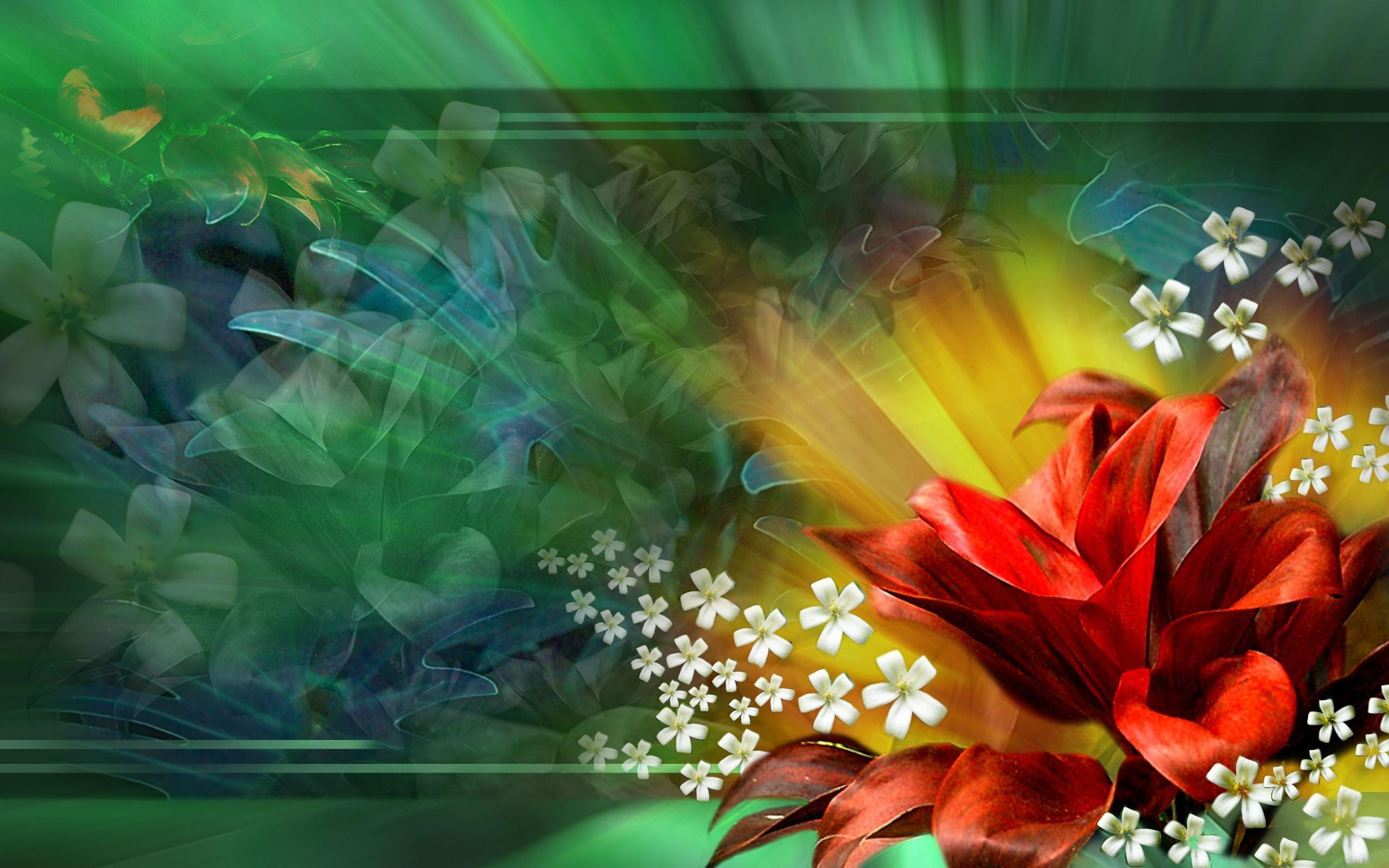 Abstract Flowers Desktop Wallpapers - Top Free Abstract Flowers Desktop ...