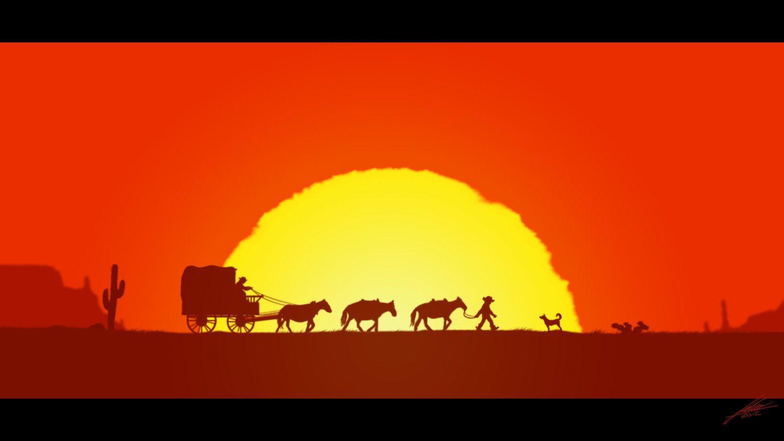 Western Sunset Wallpapers - Top Free Western Sunset Backgrounds ...