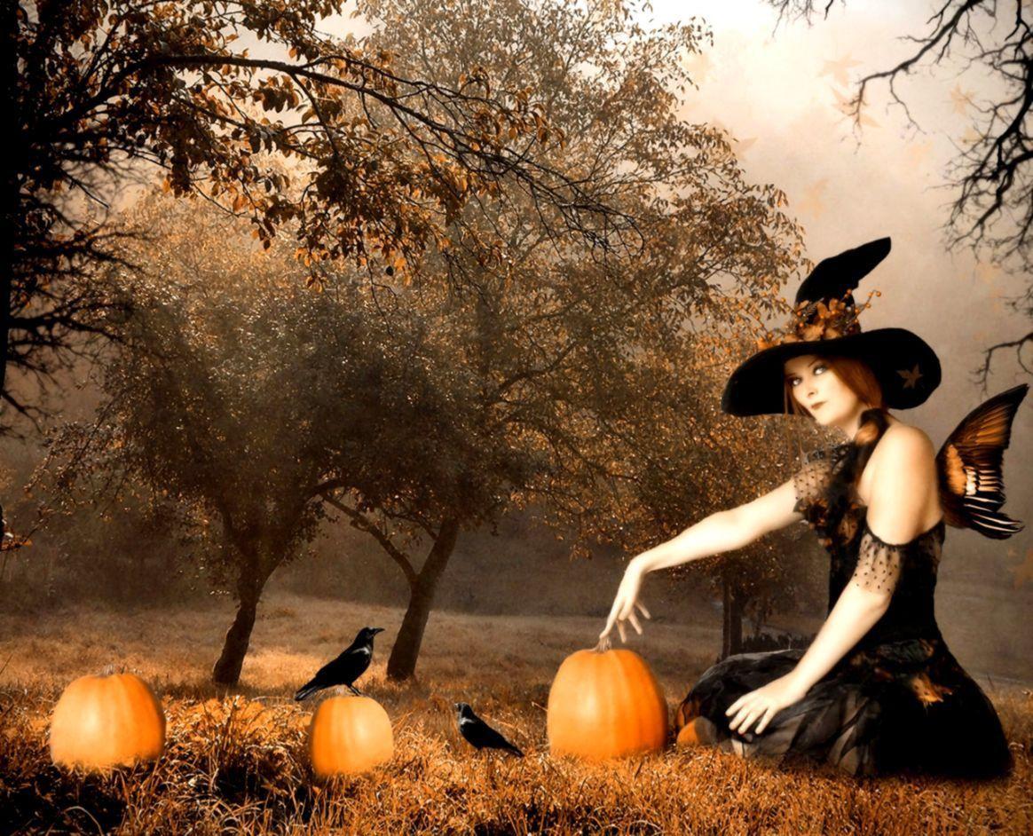 Autumn Witch Wallpapers - Top Free Autumn Witch Backgrounds ...