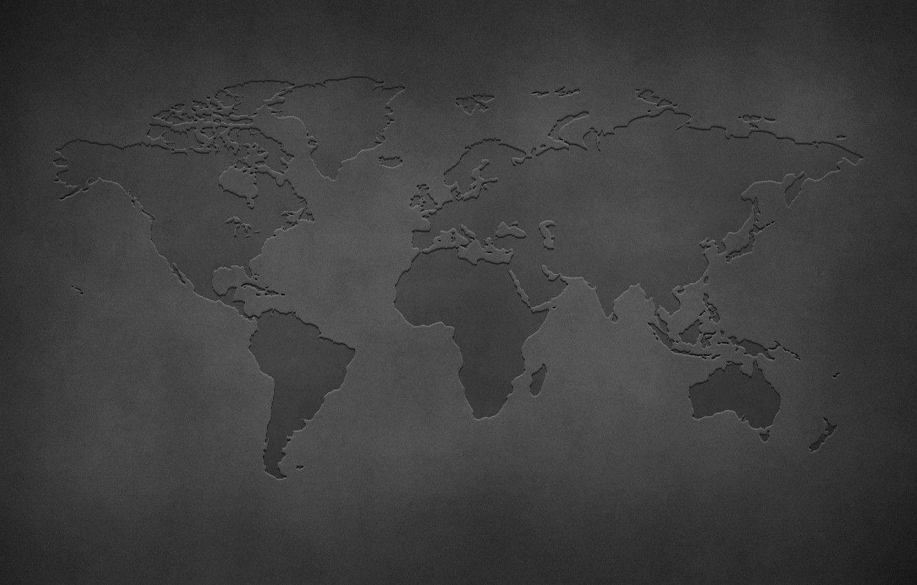 Grey World Map Wallpapers - Top Free Grey World Map Backgrounds ...
