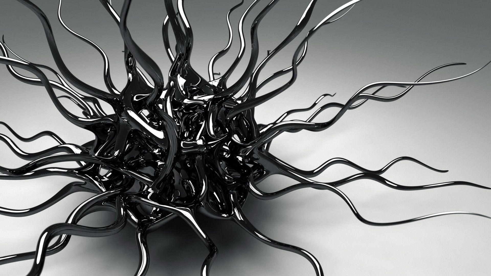 Black Liquid Metal Wallpapers - Top Free Black Liquid Metal Backgrounds ...