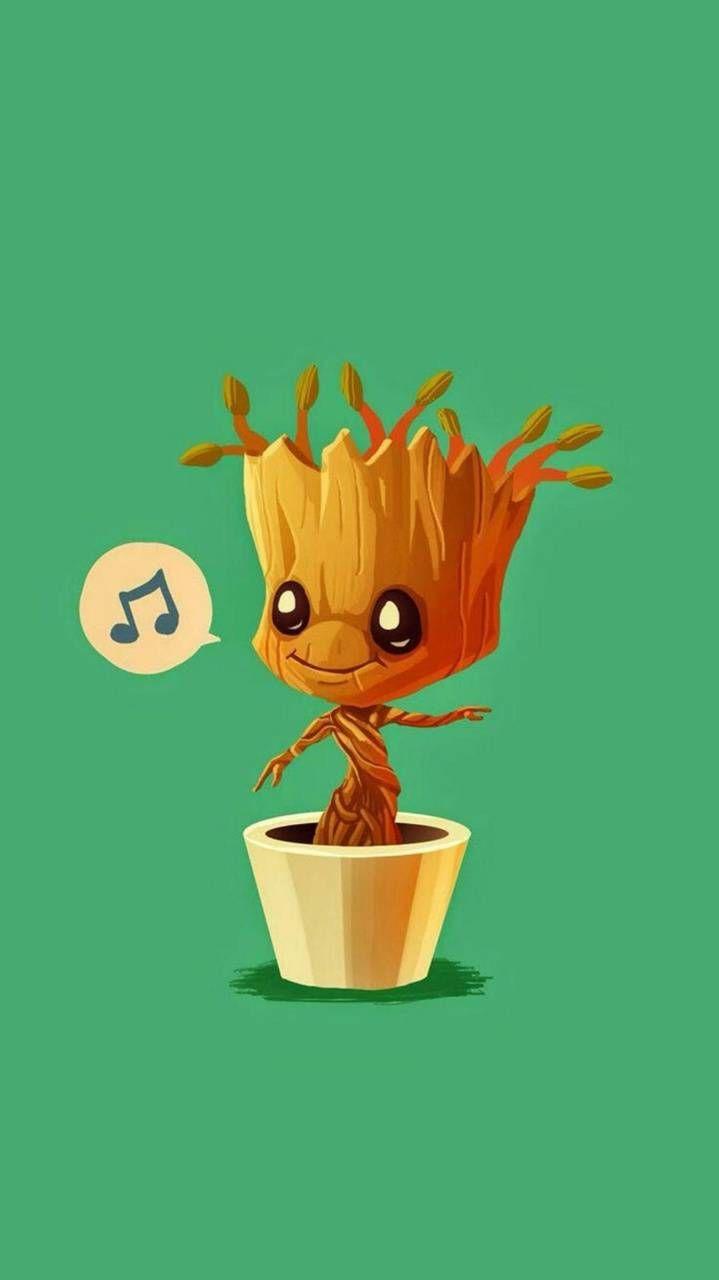 Cute Baby Groot Wallpapers - Top Free Cute Baby Groot Backgrounds ...