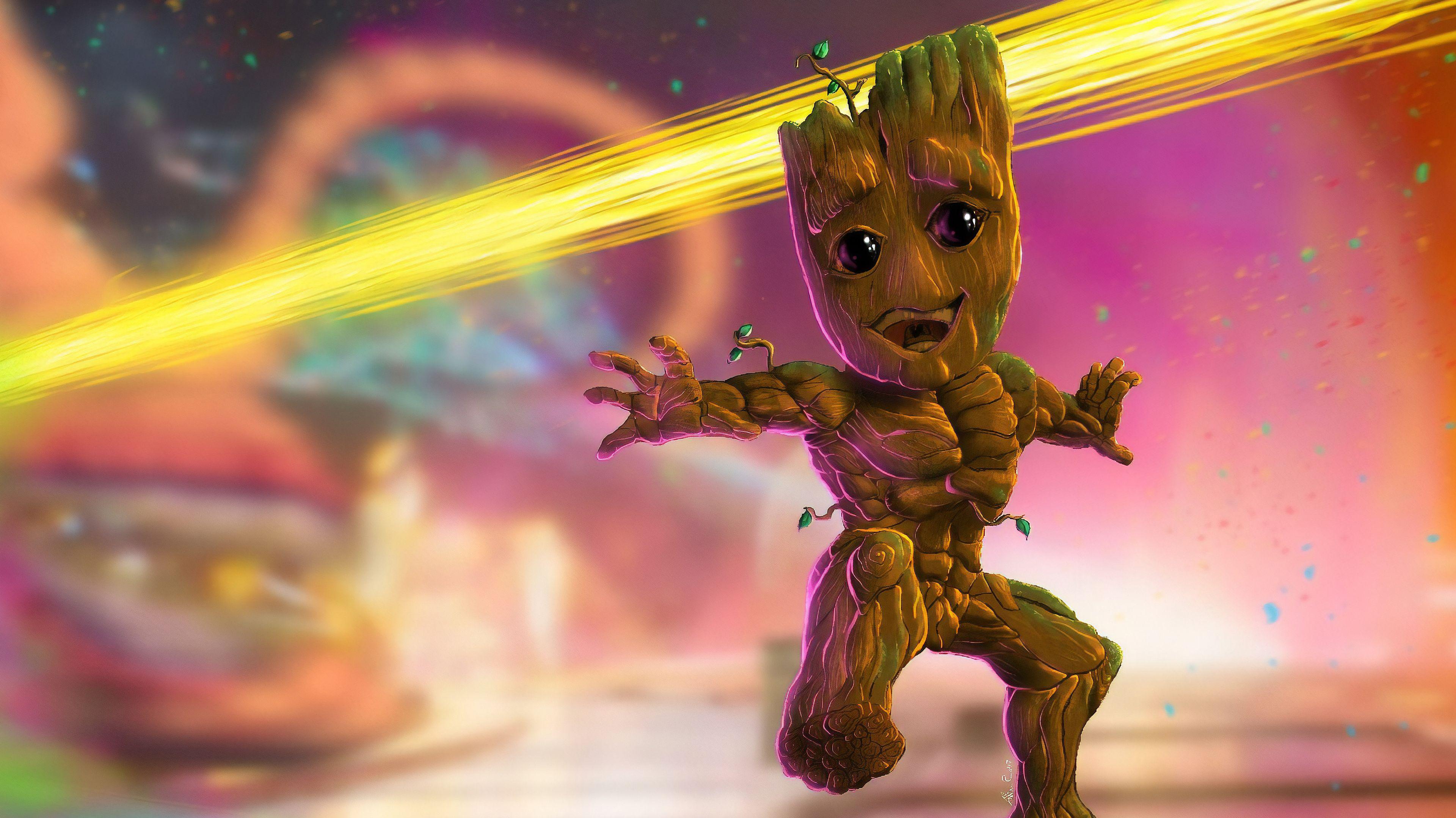 Cute Baby Groot Wallpapers - Top Free Cute Baby Groot Backgrounds ...