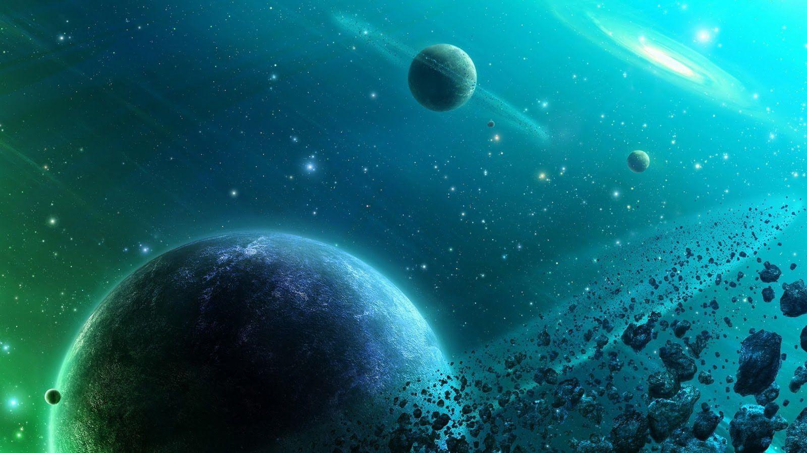 Green and Blue Space HD Wallpapers - Top Free Green and Blue Space HD ...