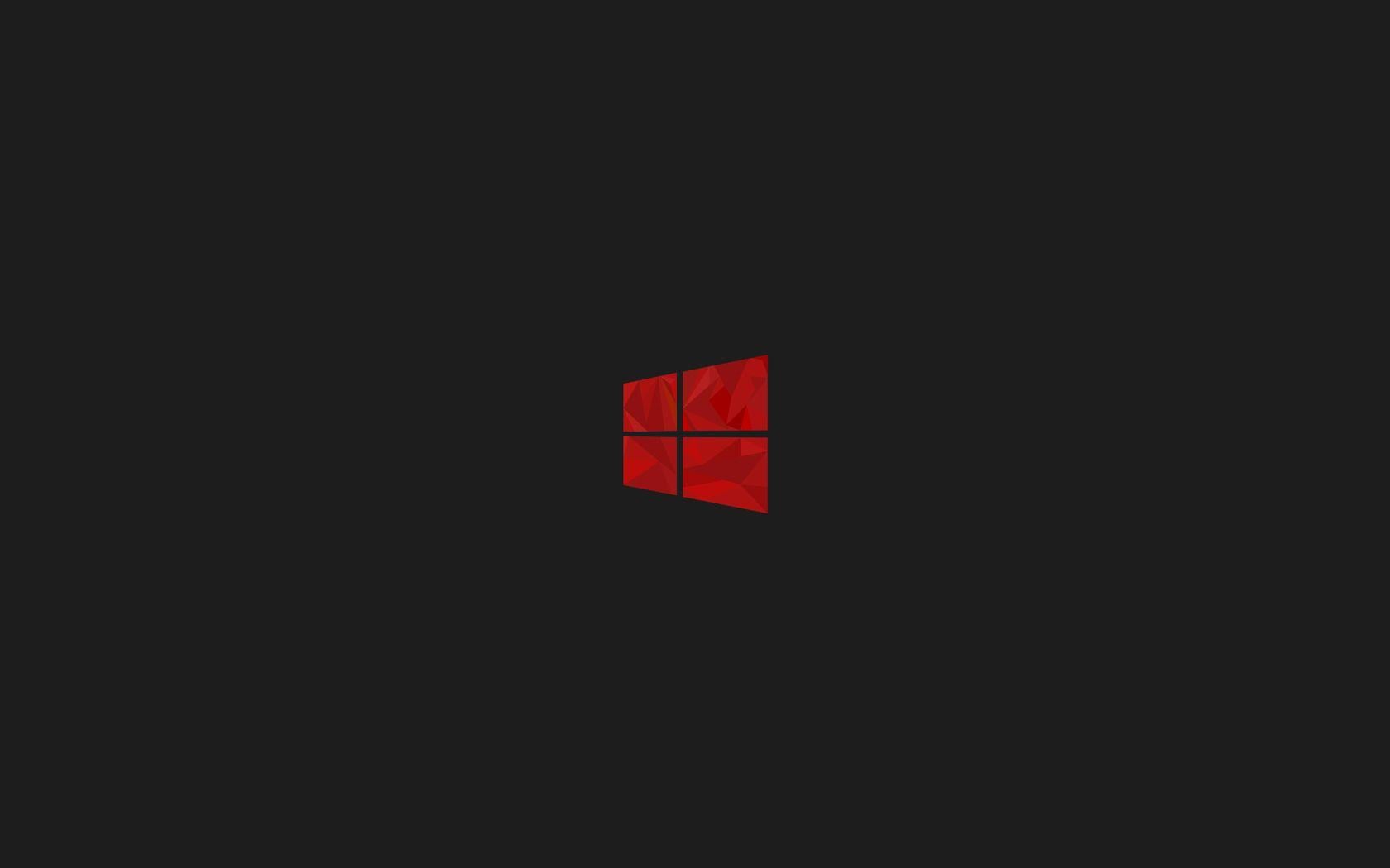 Red Windows Logo Wallpapers - Top Free Red Windows Logo Backgrounds ...