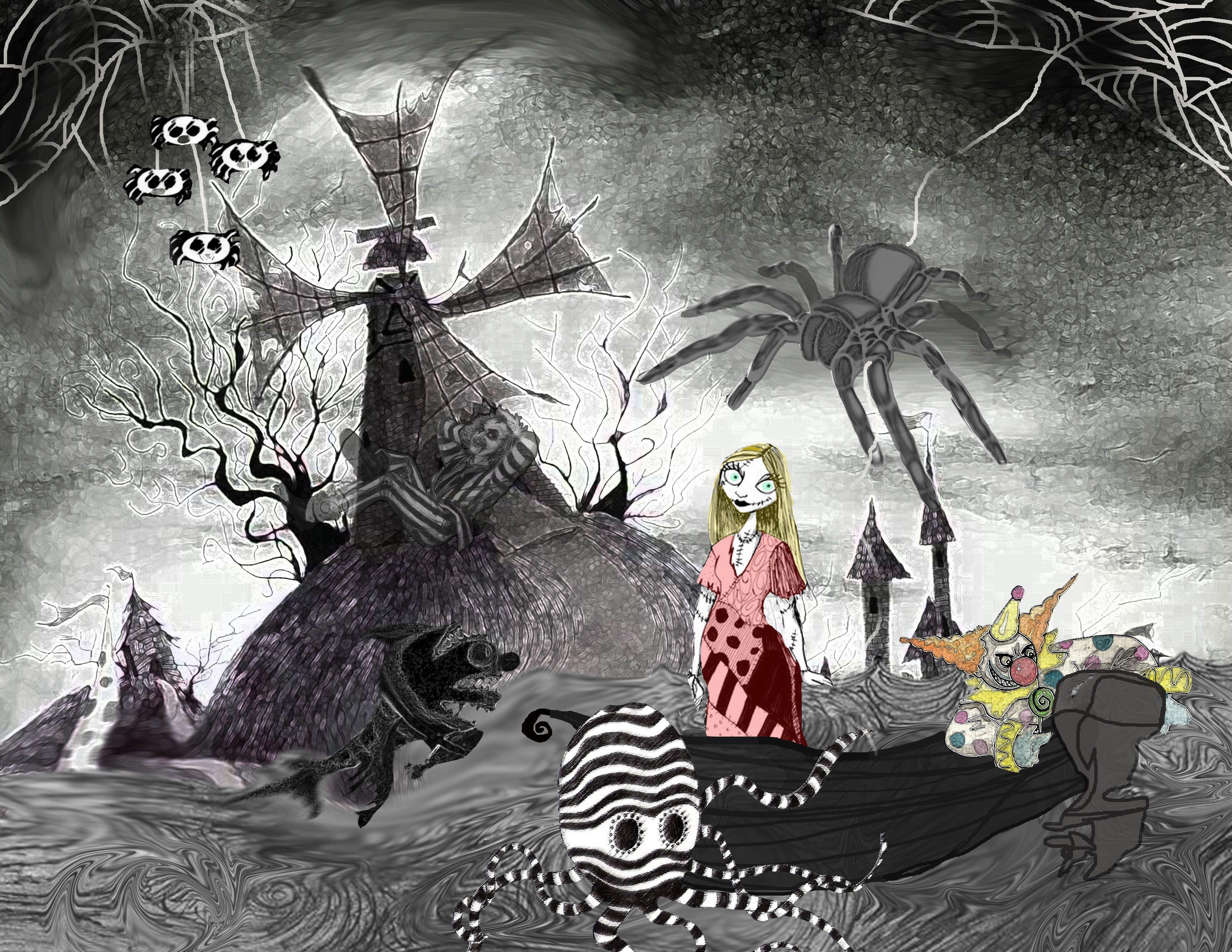 Tim Burton Art Wallpapers - Top Free Tim Burton Art Backgrounds ...