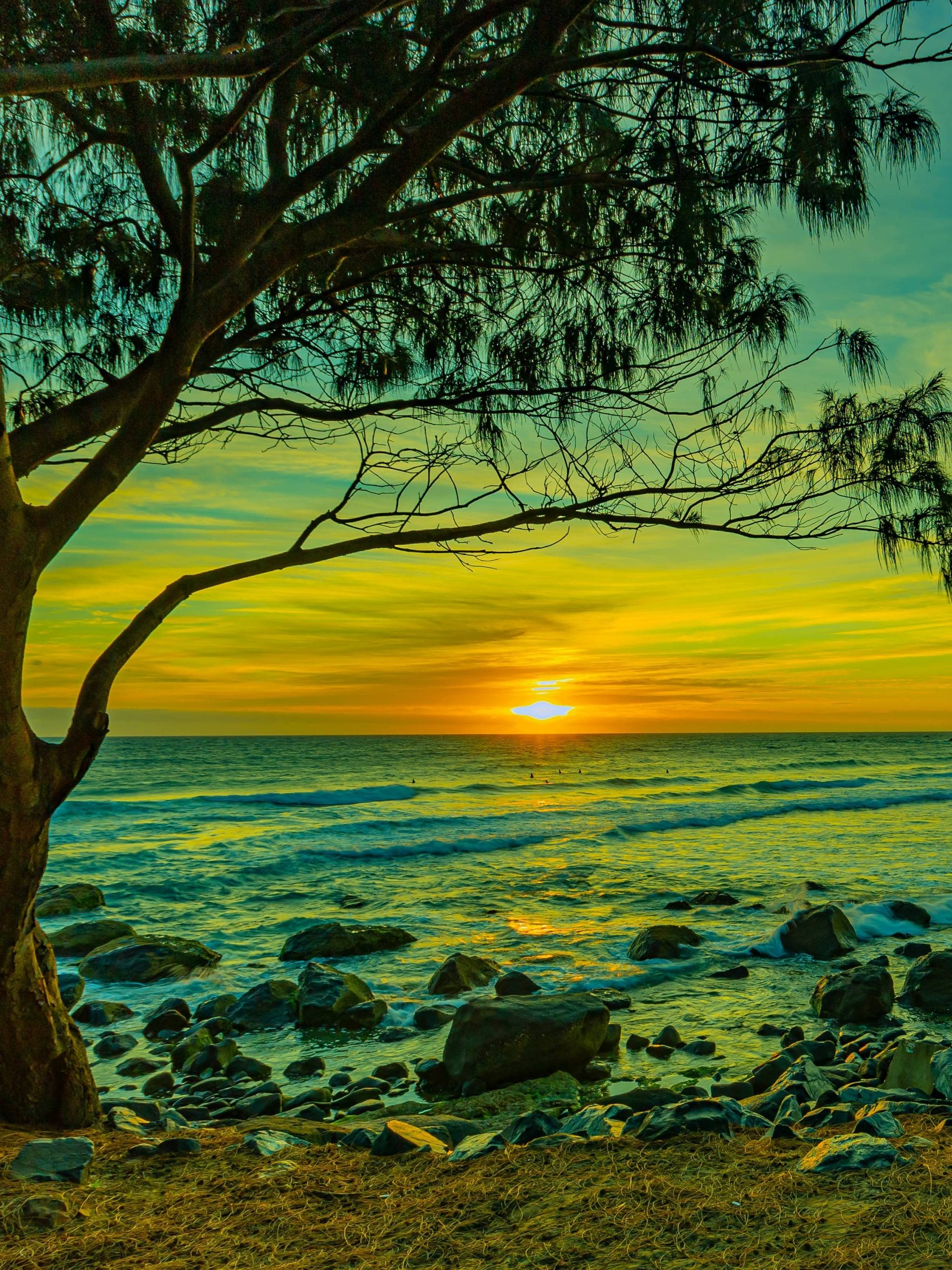 Beautiful Beach Sunset Phone Wallpapers - Top Free Beautiful Beach ...