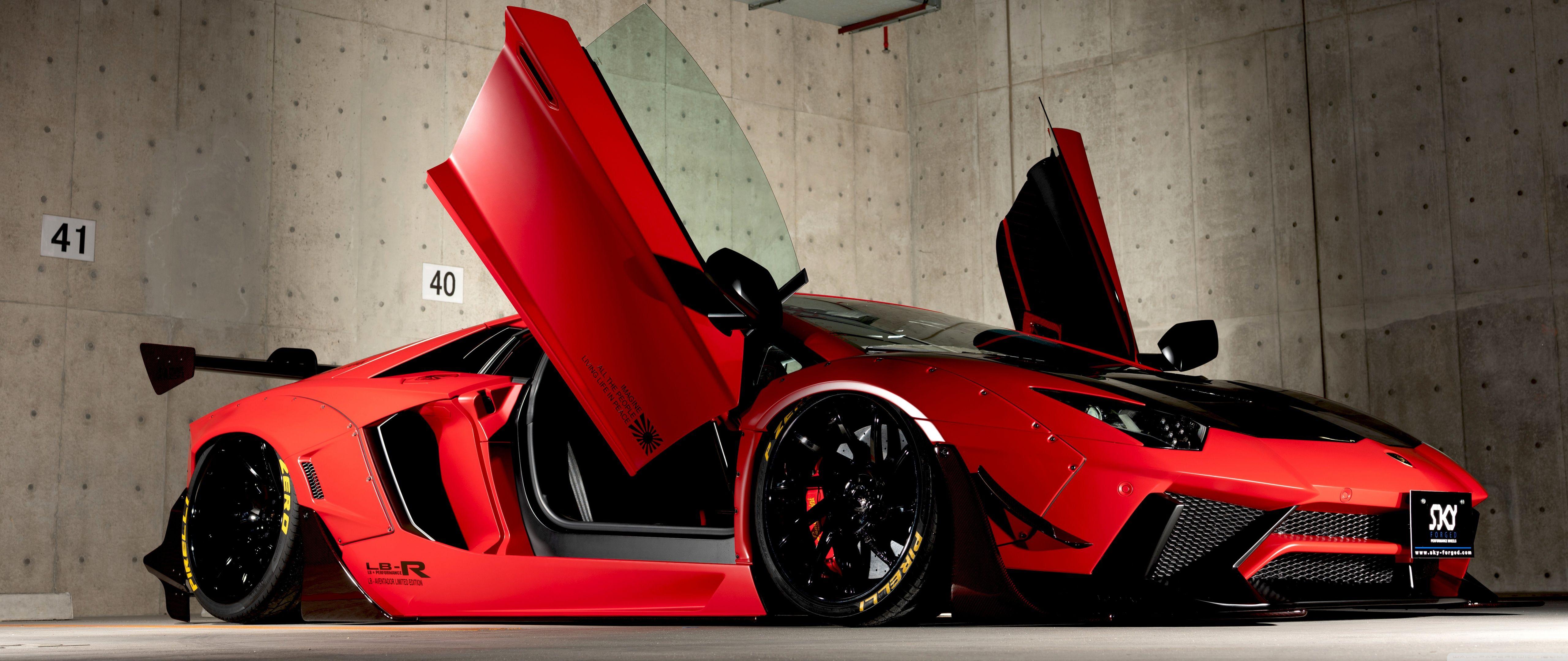 Red Lamborghini Aventador Wallpapers - Top Free Red Lamborghini ...