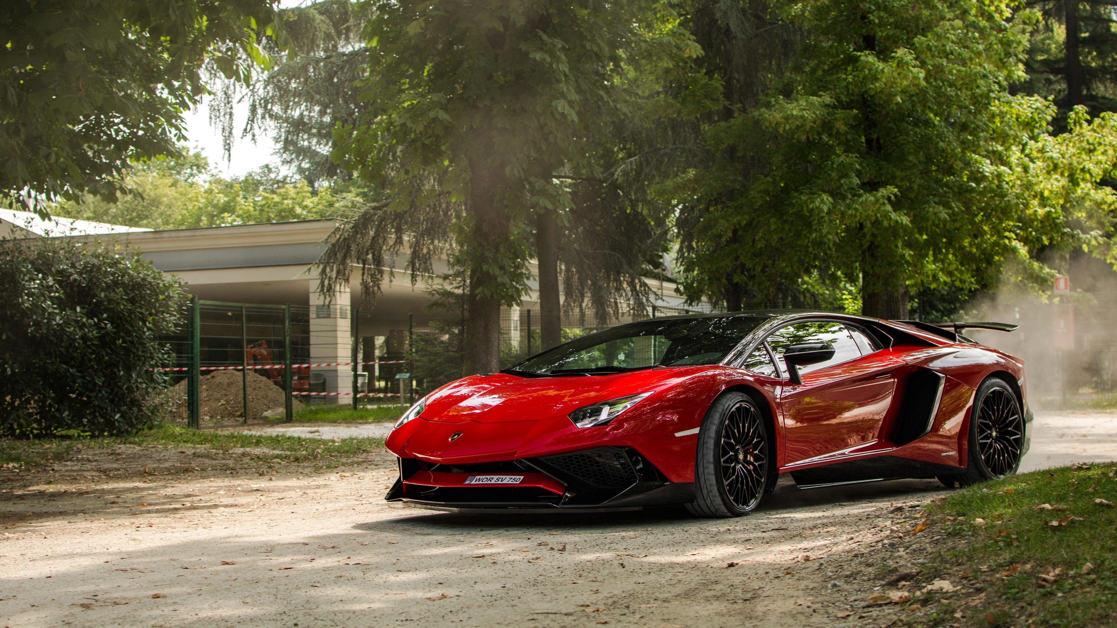 Red Lamborghini Aventador Wallpapers - Top Free Red Lamborghini ...