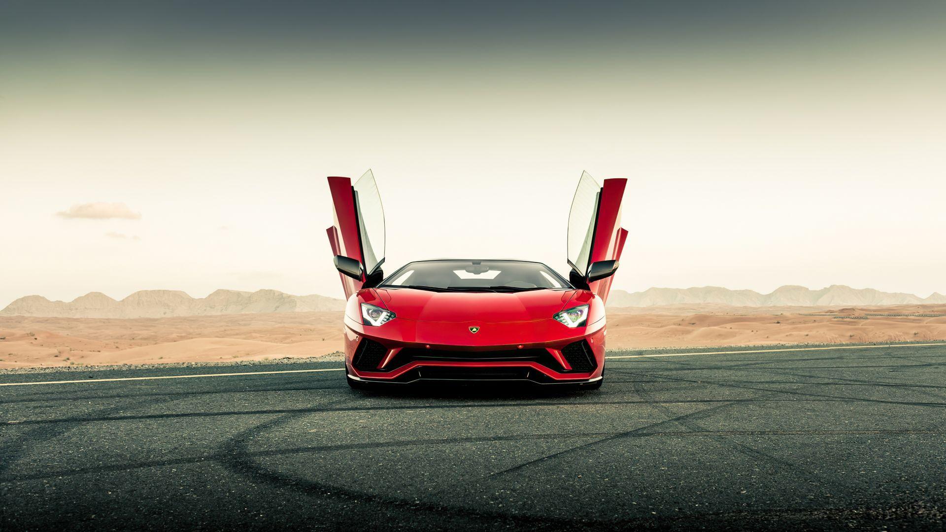 Red Lamborghini Aventador Wallpapers - Top Free Red Lamborghini ...
