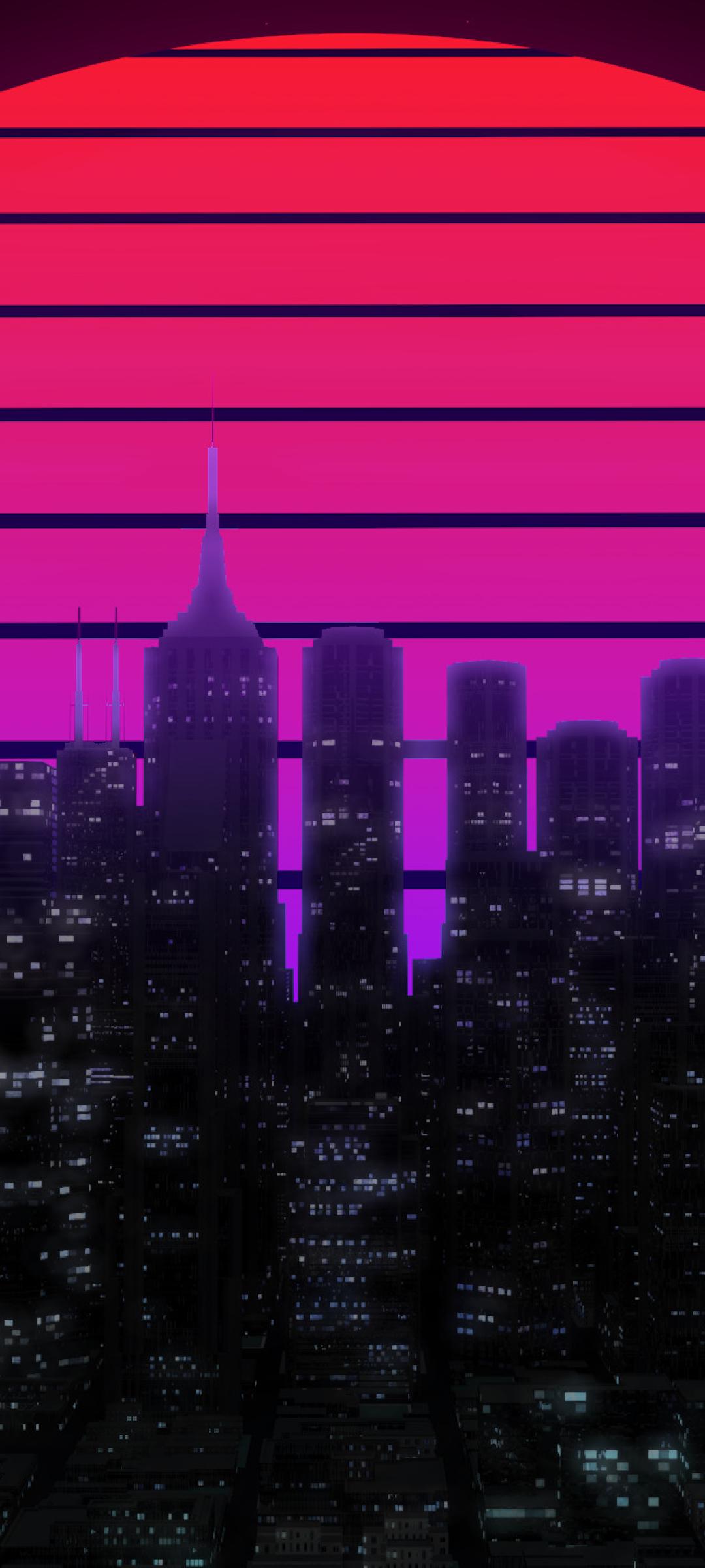 Retro Neon City Wallpapers - Top Free Retro Neon City Backgrounds ...