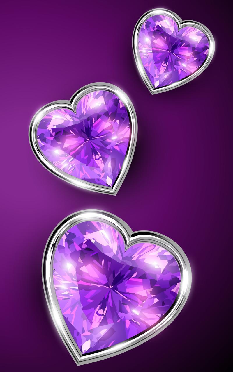 Pink Crystal Heart Wallpapers - Top Free Pink Crystal Heart Backgrounds ...