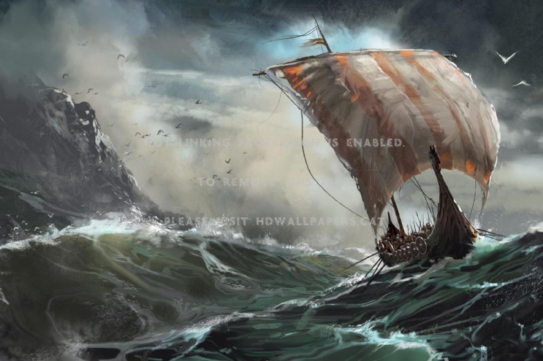 Viking Longship Wallpapers - Top Free Viking Longship Backgrounds - WallpaperAccess
