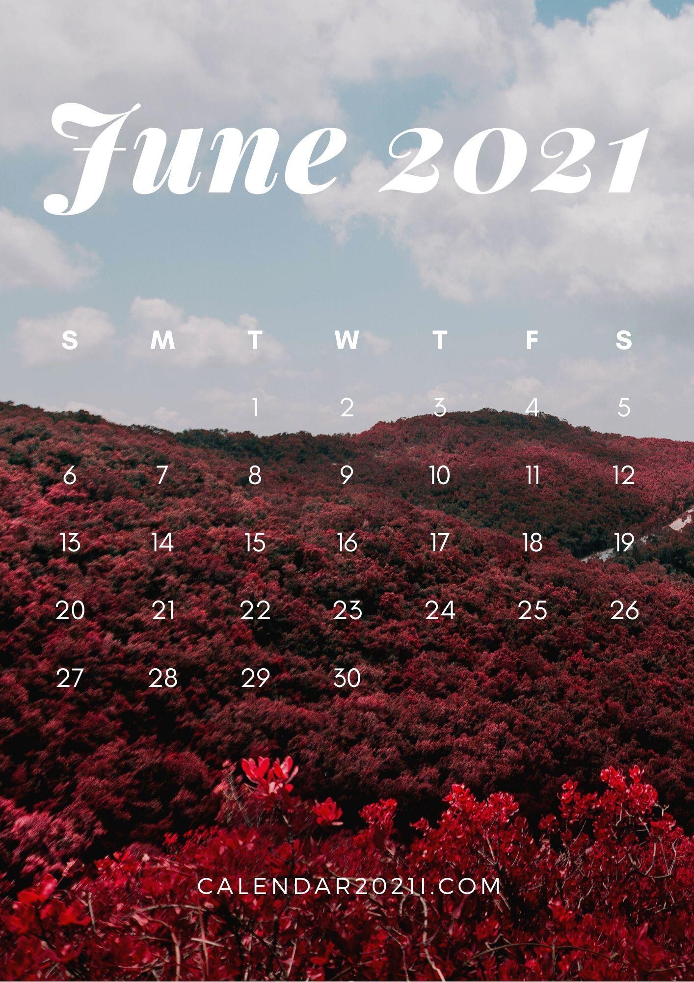 June 2021 Calendar Wallpapers - Top Free June 2021 Calendar Backgrounds ...