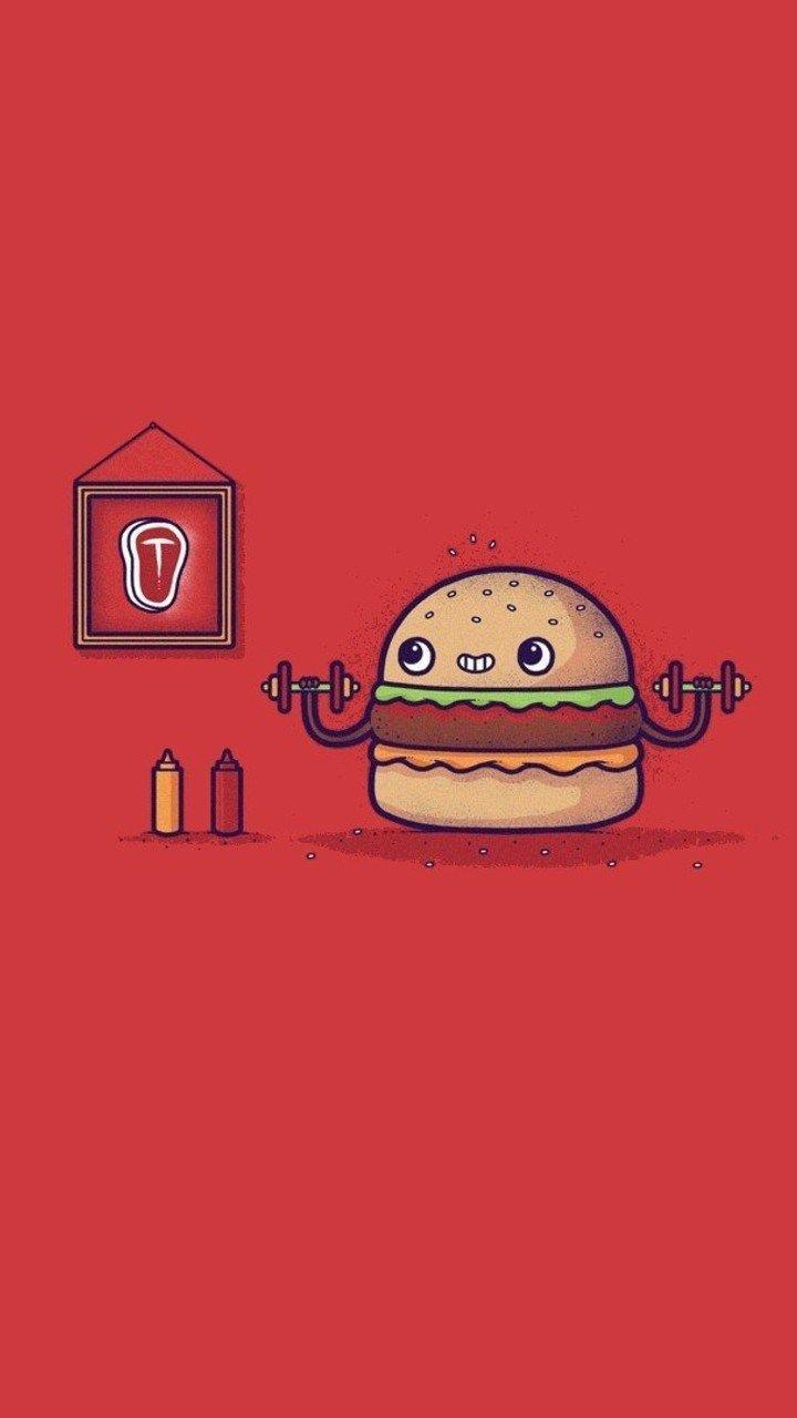 Cute Burger Wallpapers - Top Free Cute Burger Backgrounds - WallpaperAccess