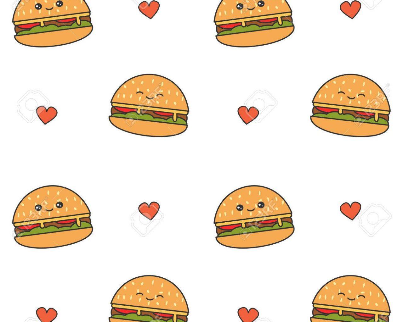 Cute Burger Wallpapers - Top Free Cute Burger Backgrounds - WallpaperAccess