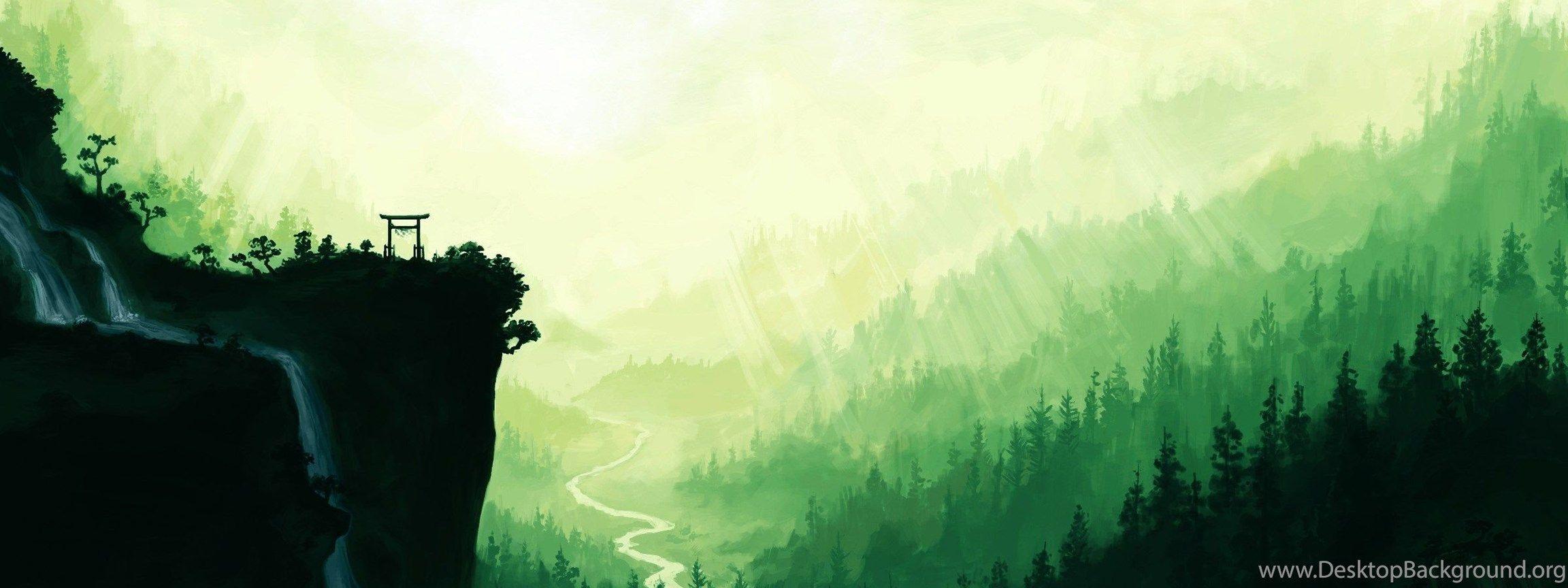 Green Anime Scenery Wallpapers - Top Free Green Anime Scenery ...