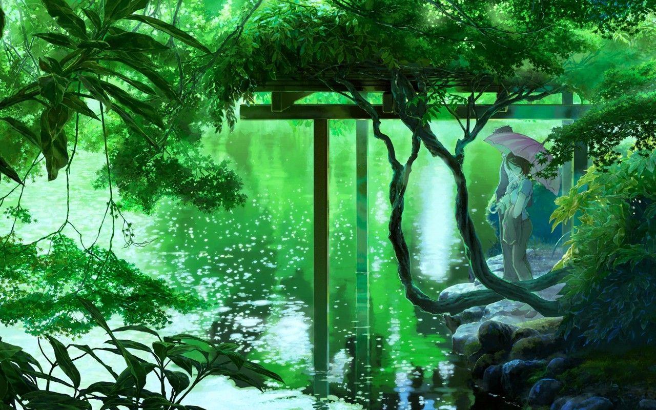 Green Anime Scenery Wallpapers - Top Free Green Anime Scenery ...
