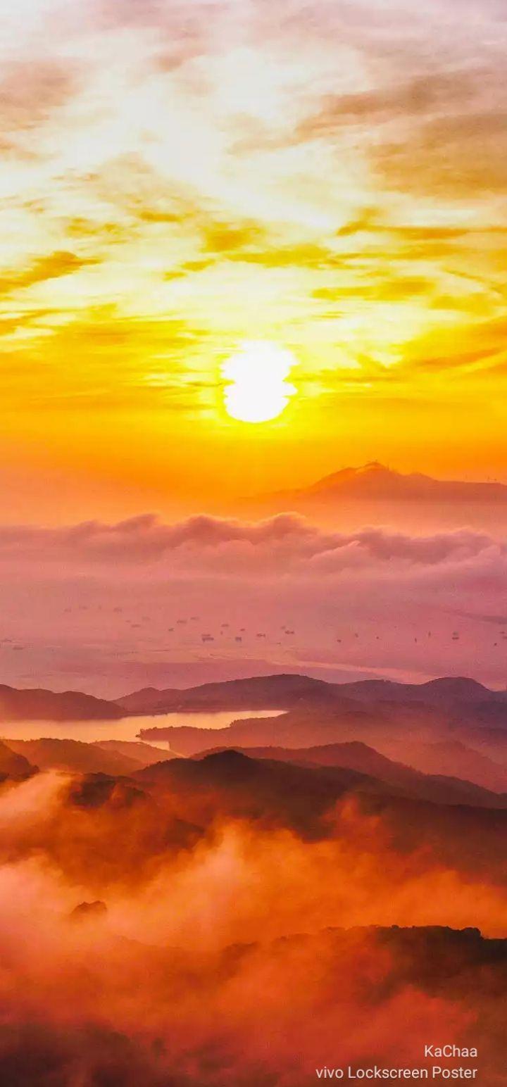 Yellow Sunset Wallpapers - Top Free Yellow Sunset Backgrounds ...