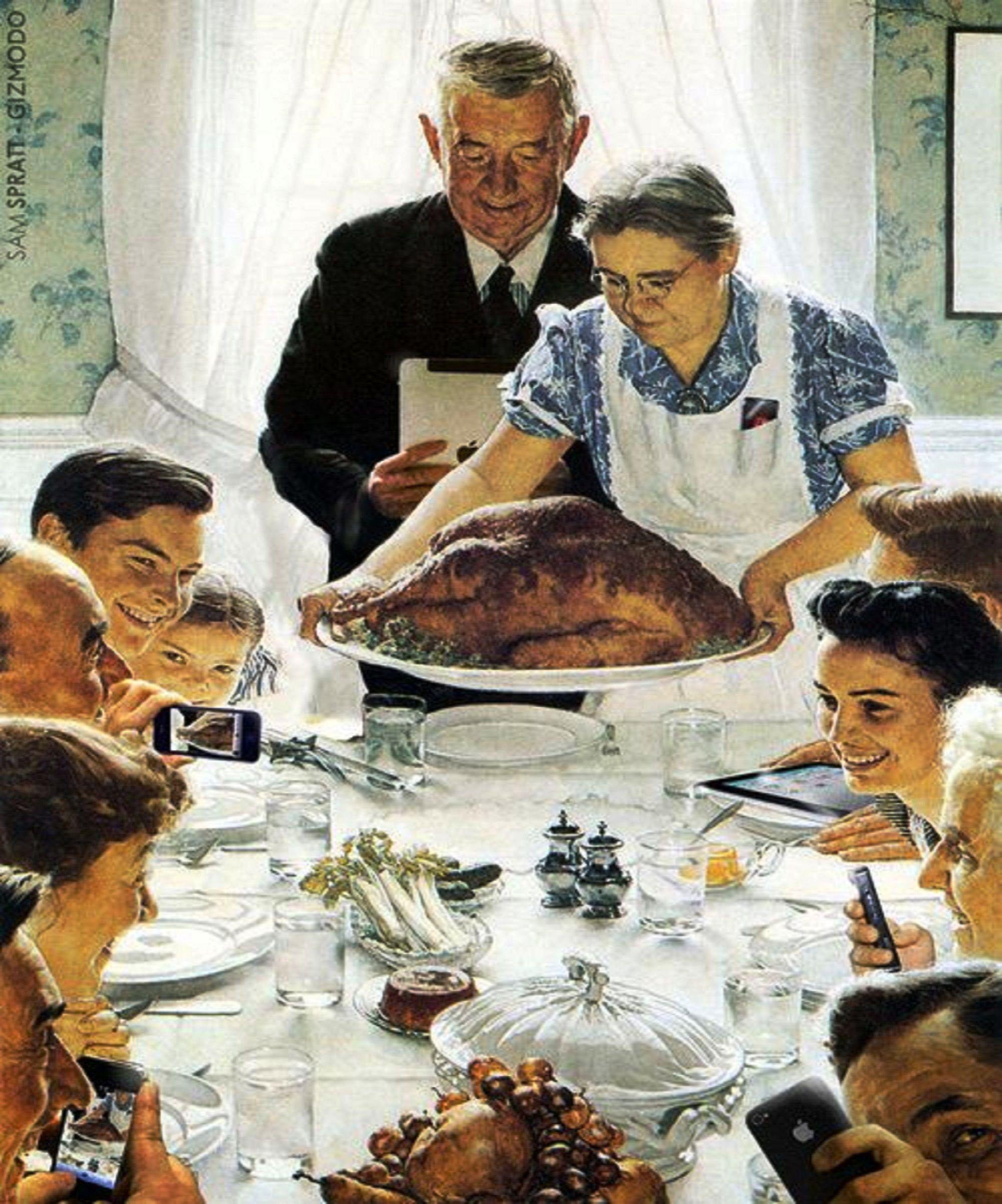 Norman Rockwell Thanksgiving Wallpapers - Top Free Norman Rockwell ...